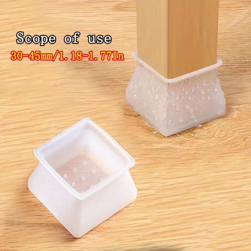 ZGAD 24pcs Silicone Chair Leg Protectors: Protect Hardwood Floors from ...