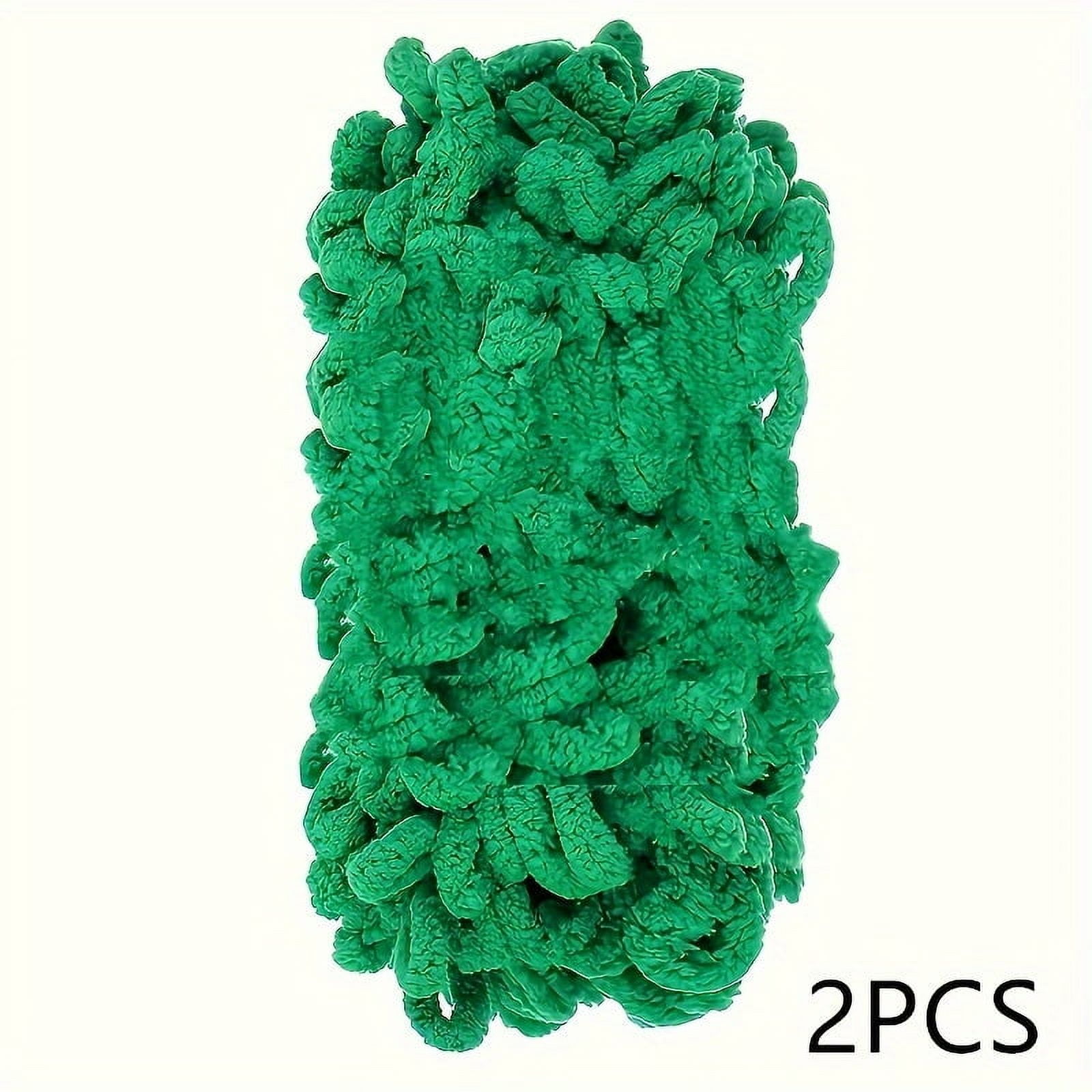 ZGAD 2PCS Chunky Yarn for Hand Knitting - DIY Finger Loop Yarn for Ear ...