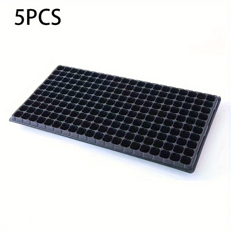 ZGAD 5-Pack PET Plastic Seed Starter Trays, Casual Style Lightweight ...