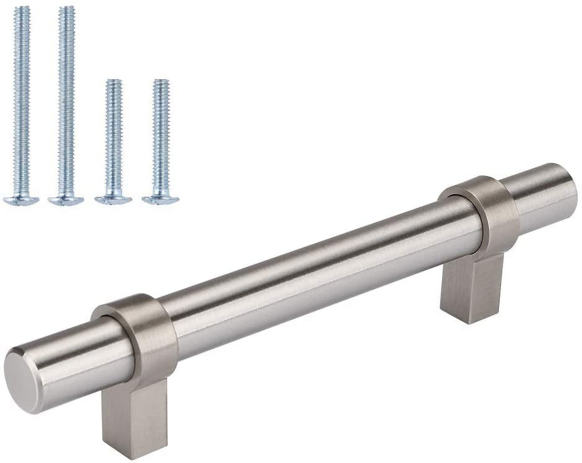 ZGAD 5Pack 3in Cabinet Pulls Brushed Nickel Cabinet Handles - 3in Hole ...