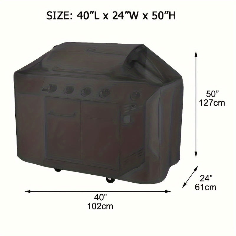 ZGAD Extra Large Heavy-Duty Gas Grill Cover - Waterproof, UV & Heat ...
