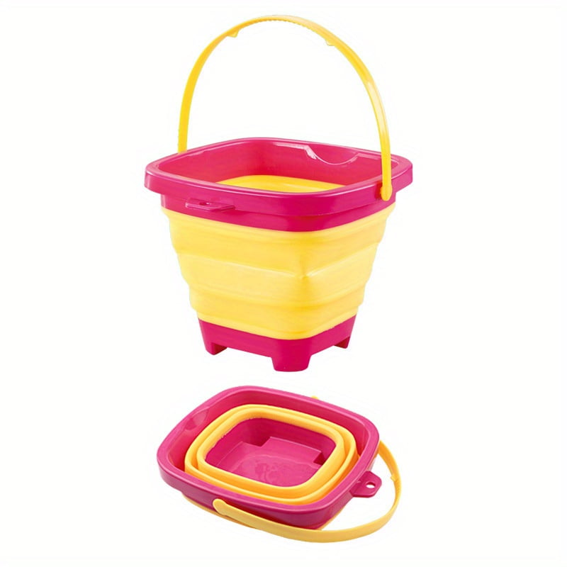 ZGAD Foldable Bucket Foldable Pail Bucket Sand Buckets Silicone ...