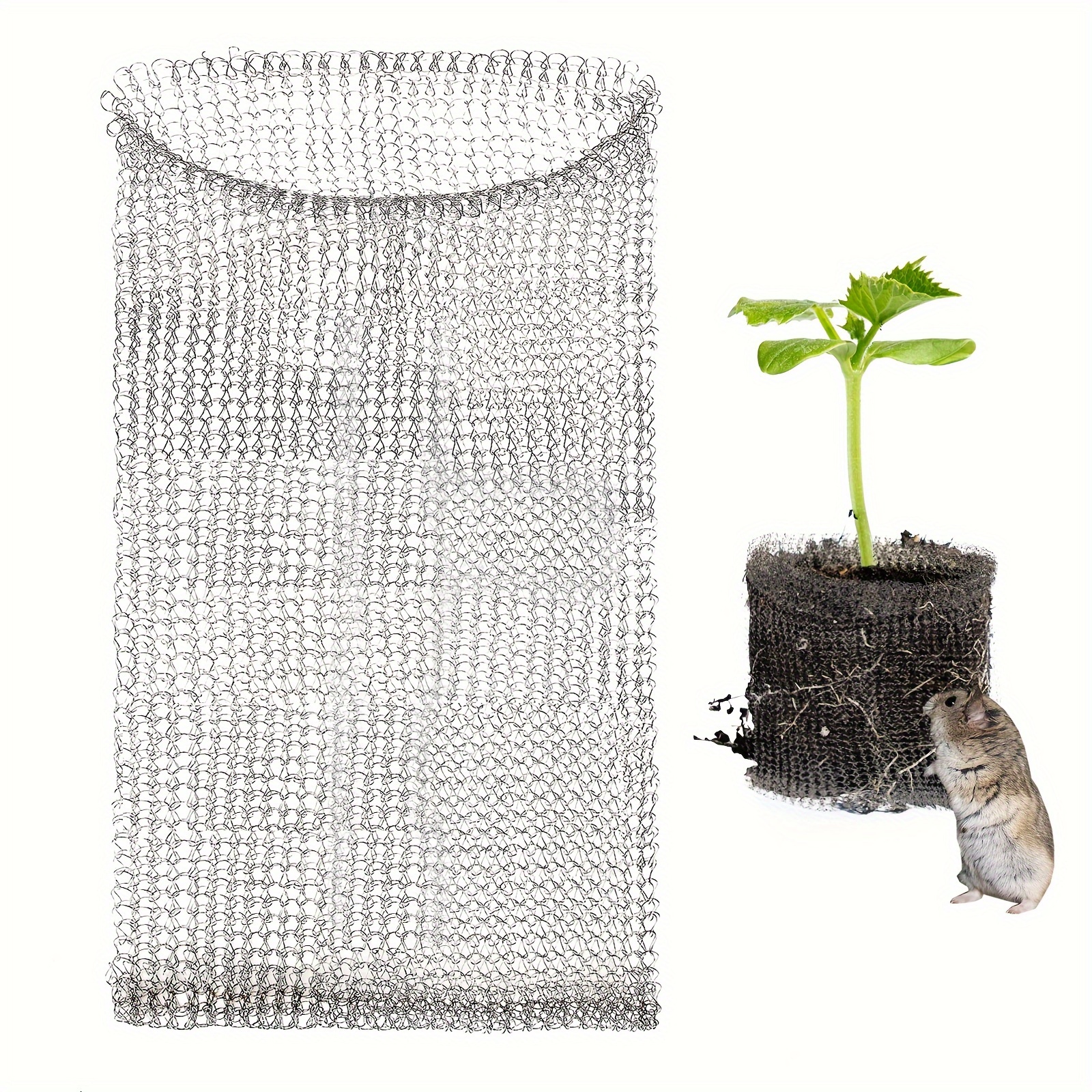 ZGAD Stainless Steel Plant Root Guard - Durable Mesh Basket for Vole ...