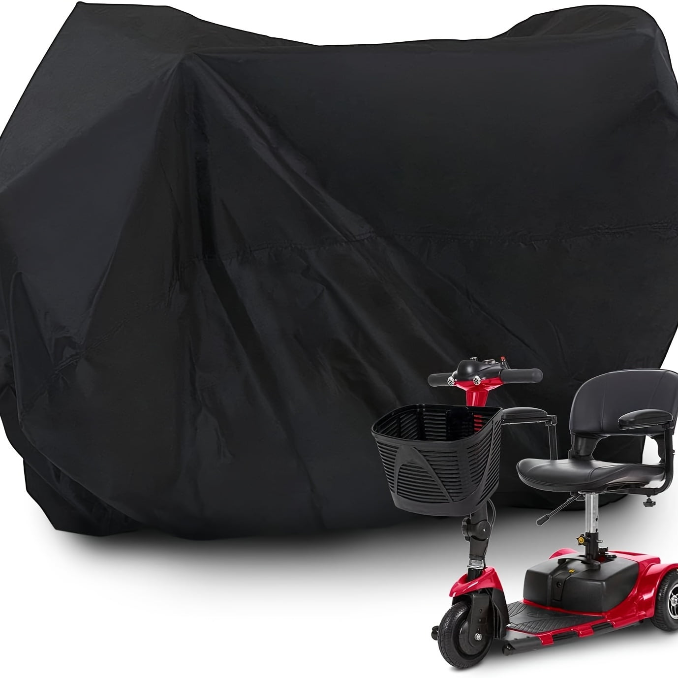 ZGAD Waterproof Mobility Scooter Storage Cover - Elastic Polyester ...