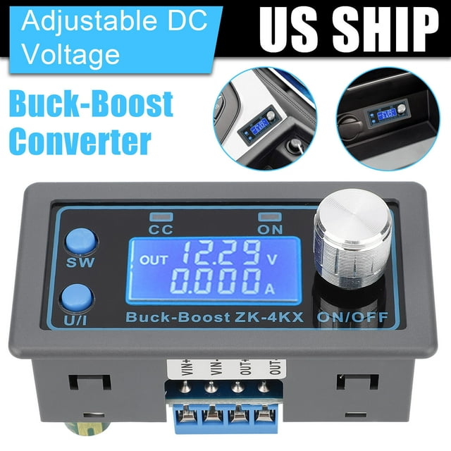 ZGBY DC-DC Adjustable Step Up Down Buck Boost Power Supply Voltage Regulator Module - Walmart.com