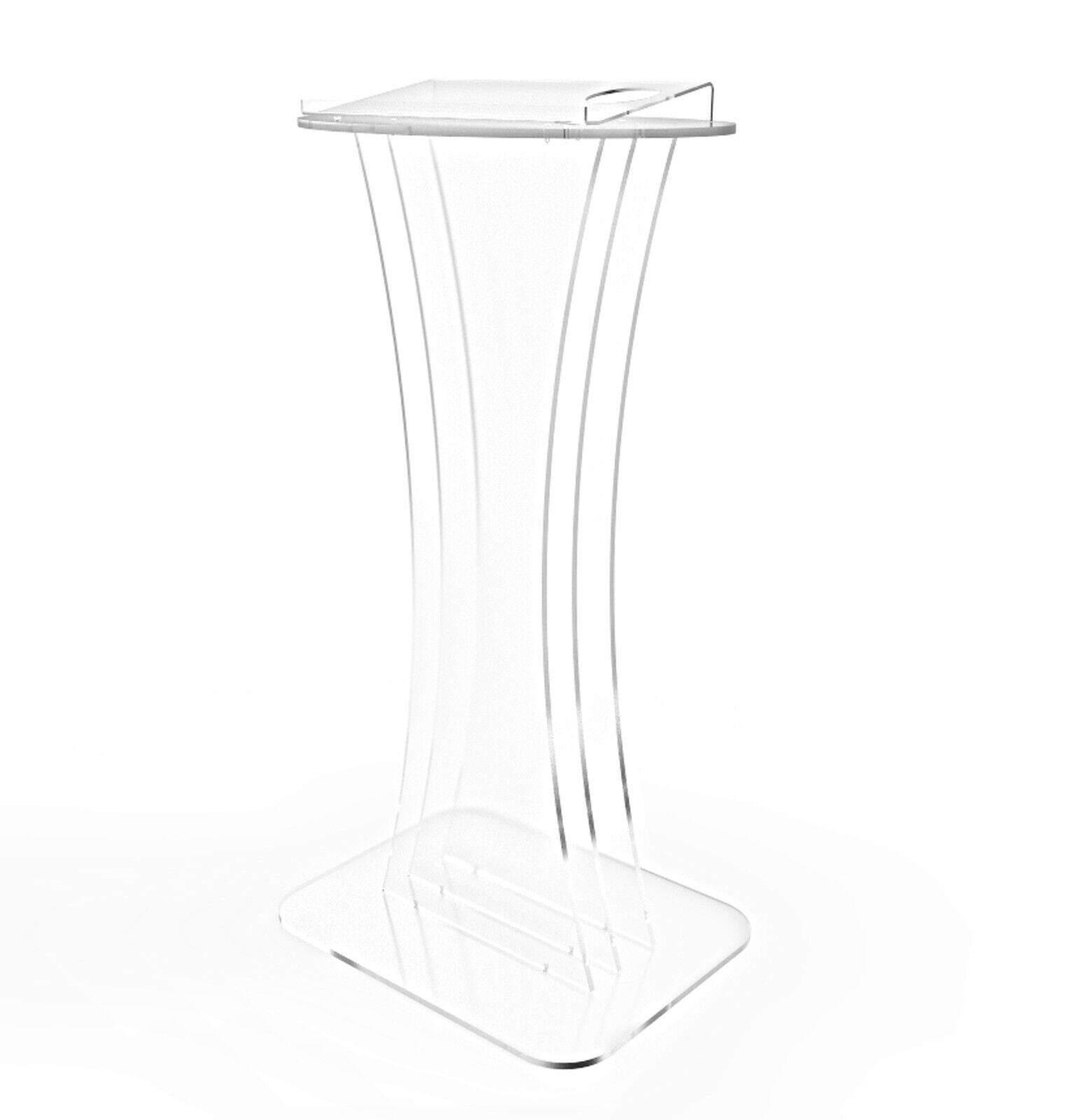 ZGBY Plexiglas Church Podium Clear Pulpit Christian Lectern Lucite ...