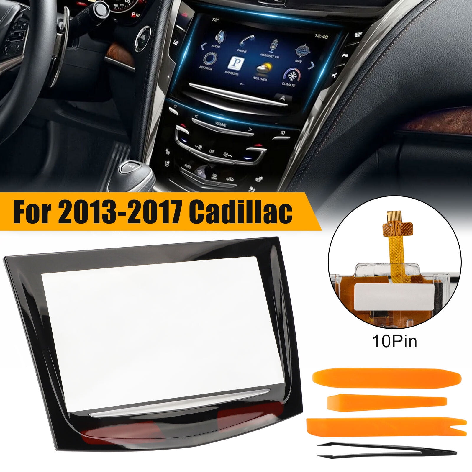 ZGBY Touch Screen Display For 2013-2017 Cadillac ATS CTS SRX XTS CUE ...