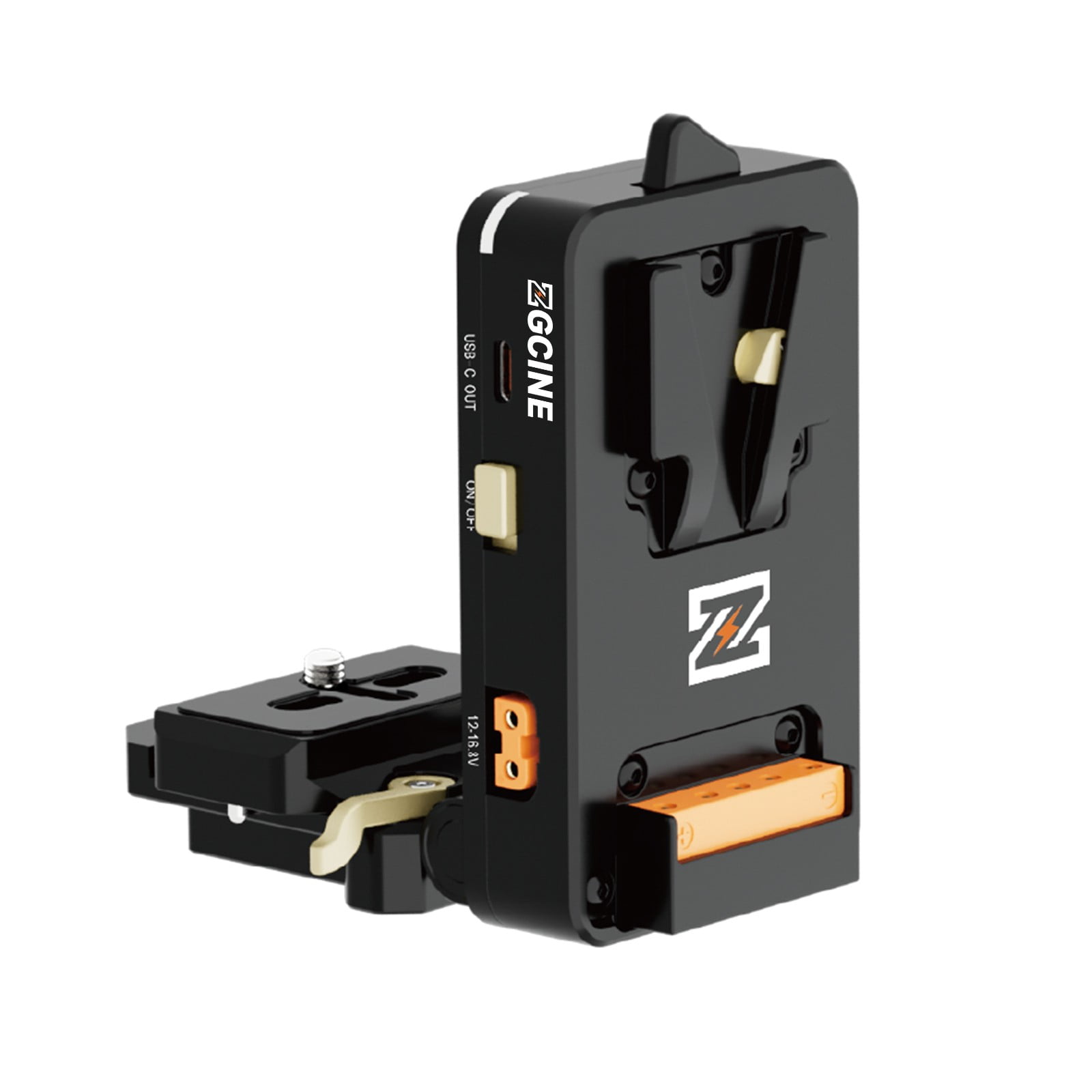 ZGCINE VM-VP4 V-Mount Battery Plate, V Lock Battery Plate with Dual ...