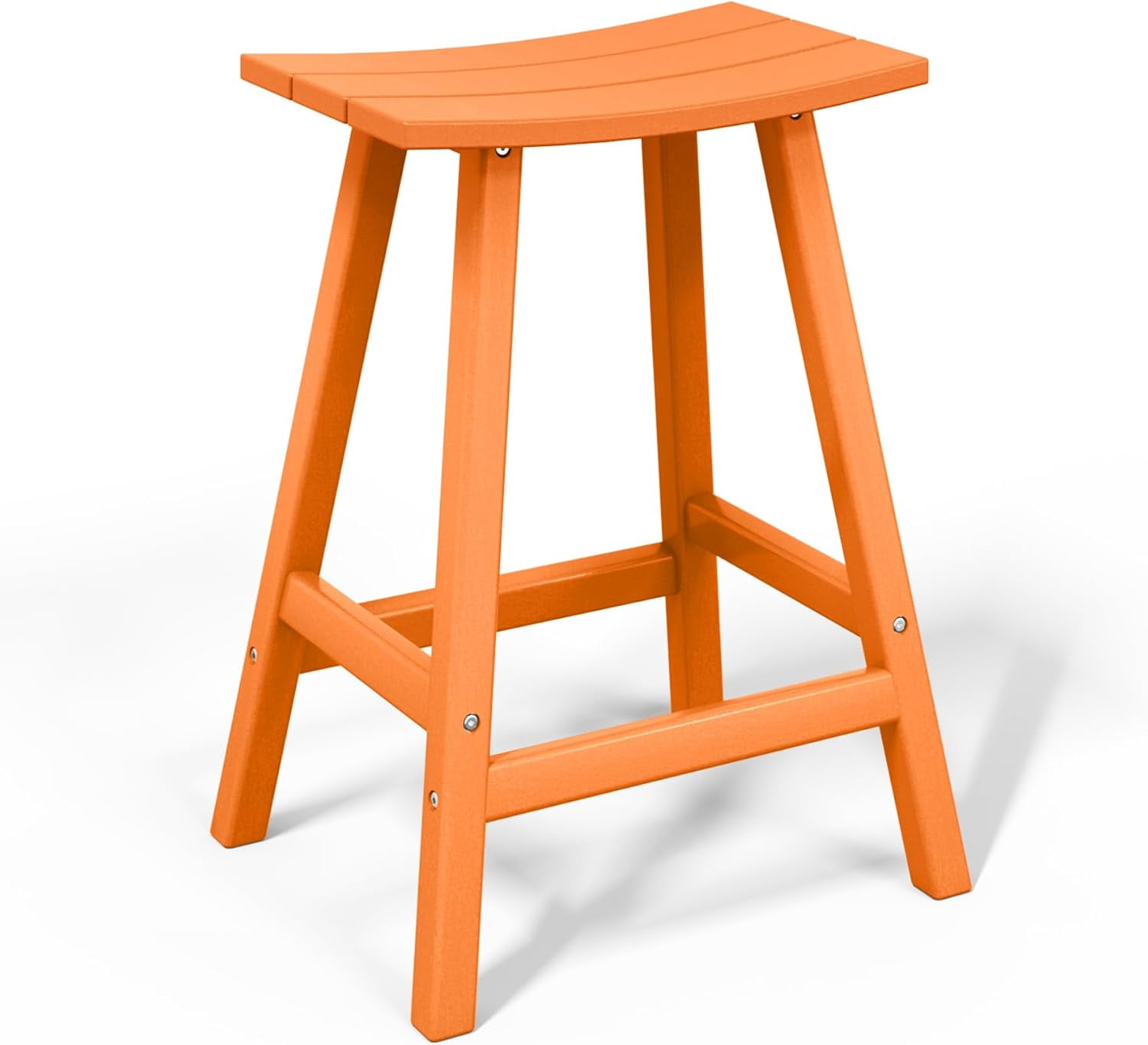 ZGOODWJ 24" Height Outdoor Bar Stools, All-Weather Bar Stools ...