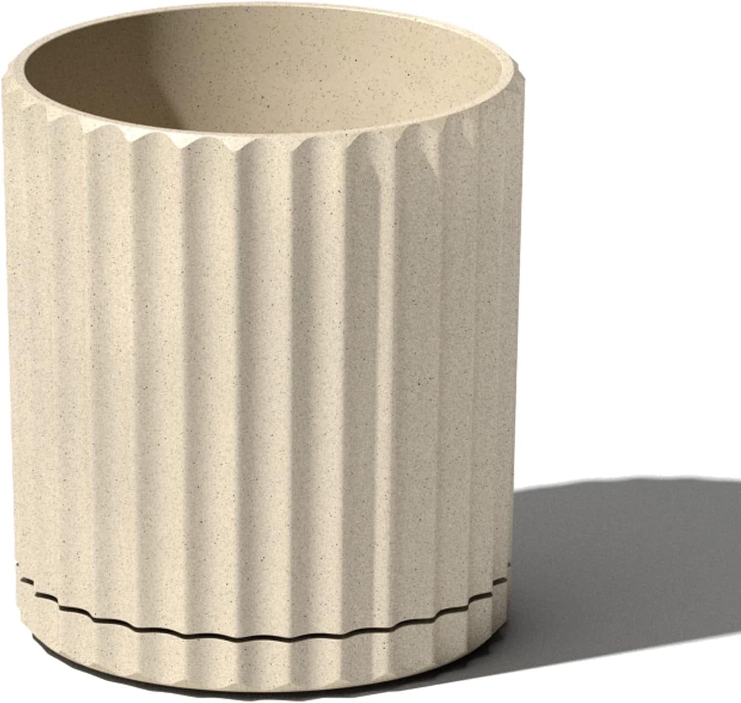 ZGOODWJ ek Demi Series Demi 6" Planter w/Tray, Sand - Walmart.com