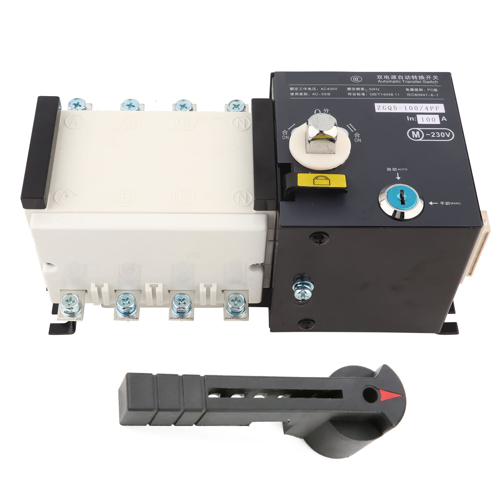 ZGQ5-100/4PF Isolation Type Dual Power Automatic Transfer Switch ATS ...