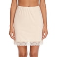 ZGRBOU Half Slips for Women Underskirt Above Knee Elastic Waist Lace ...