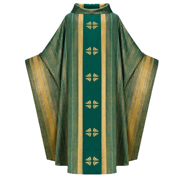 ZGRBOU Unisex Priest Liturgical Chasuble Halloween Cosplay Costume ...