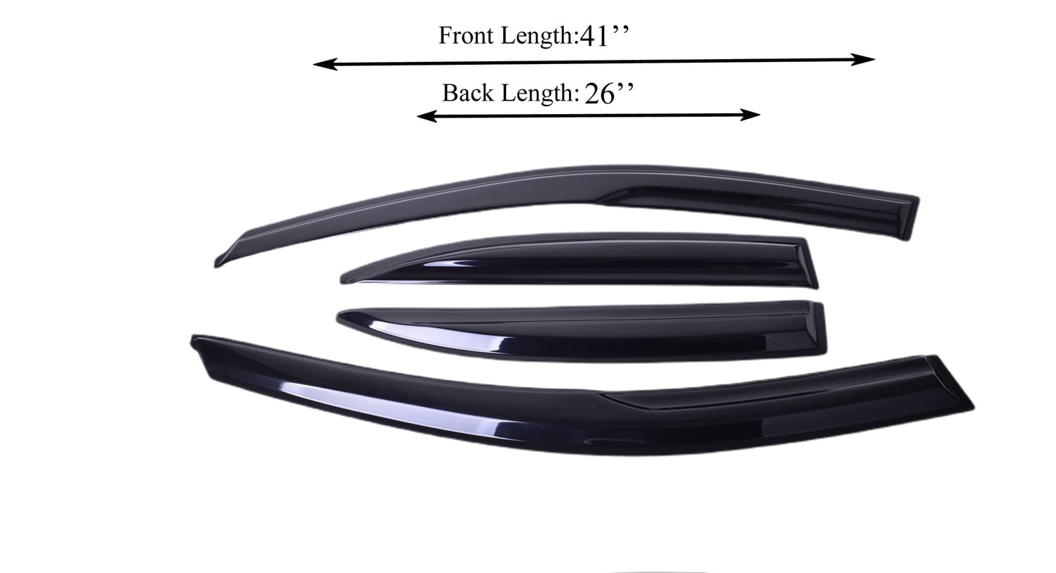 Acura TSX 04-12 Passenger Car Side Window Visor Sun Rain Deflector ...