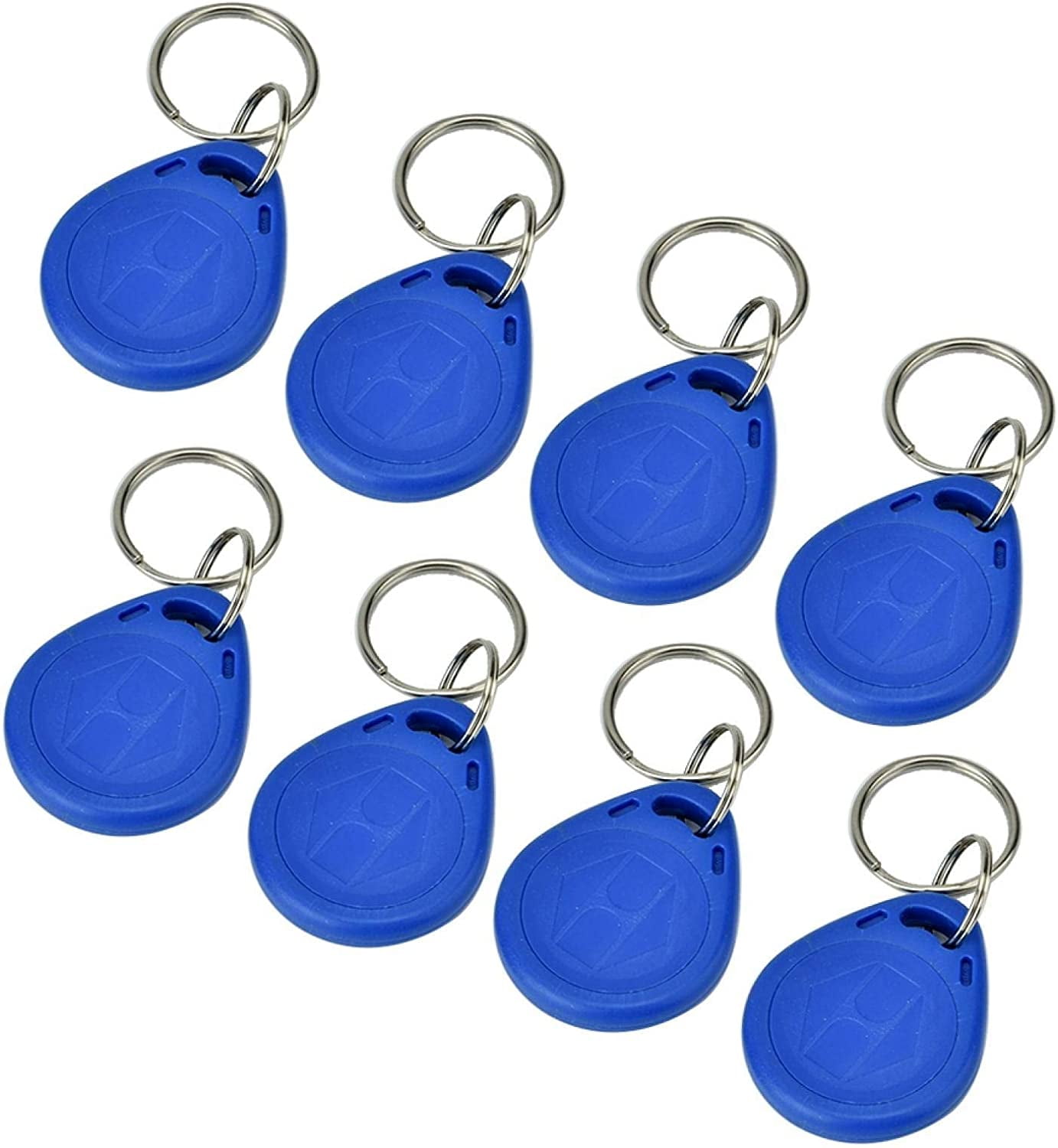 ZHAAGRJ 100 PCS Access Control Keyfobs, 125KHz RFID EM-ID Card Tag ...
