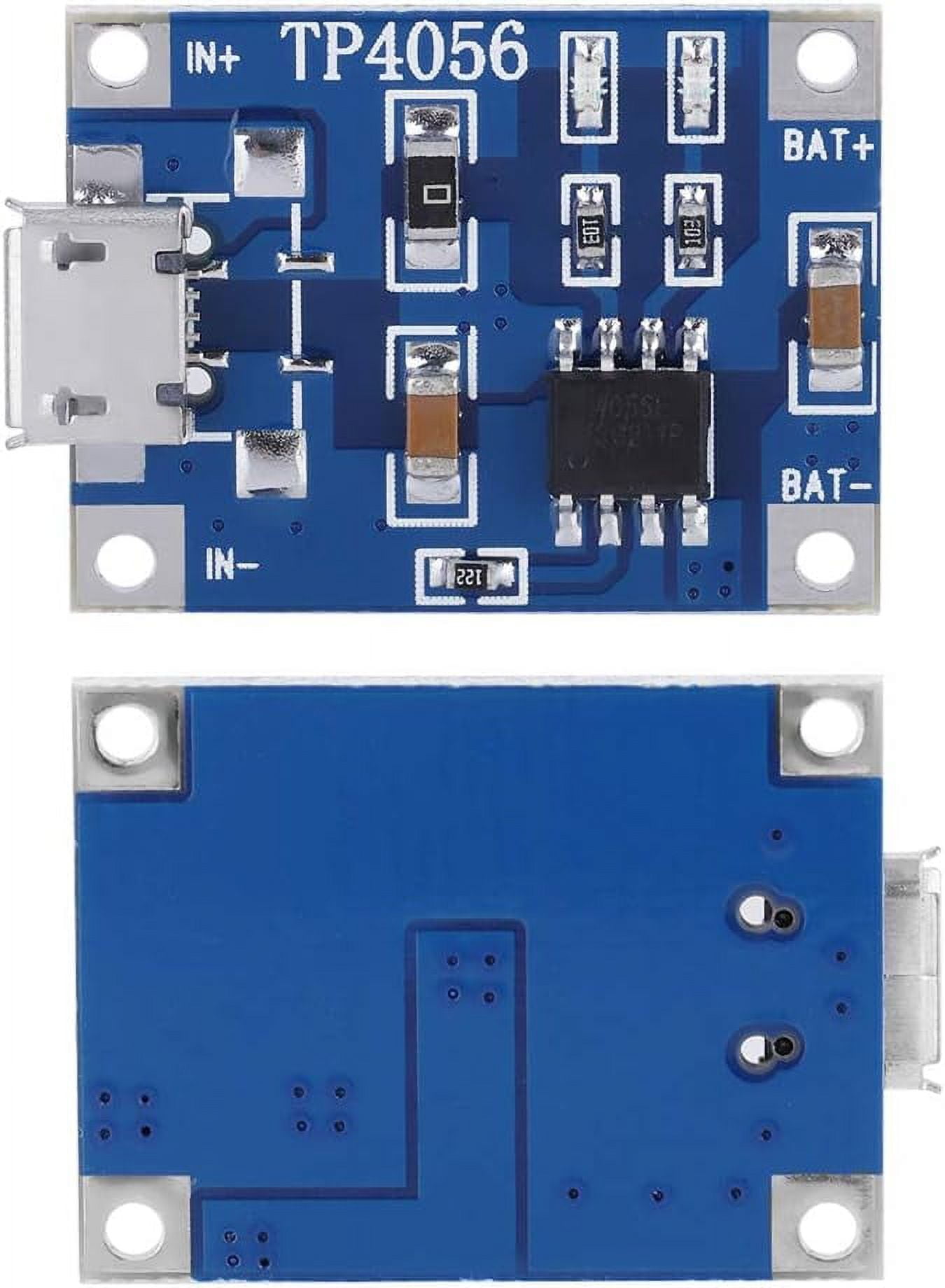 ZHAAGRJ 10Pcs TP4056 Charging Module, Micro USB 1A Lithium Battery ...