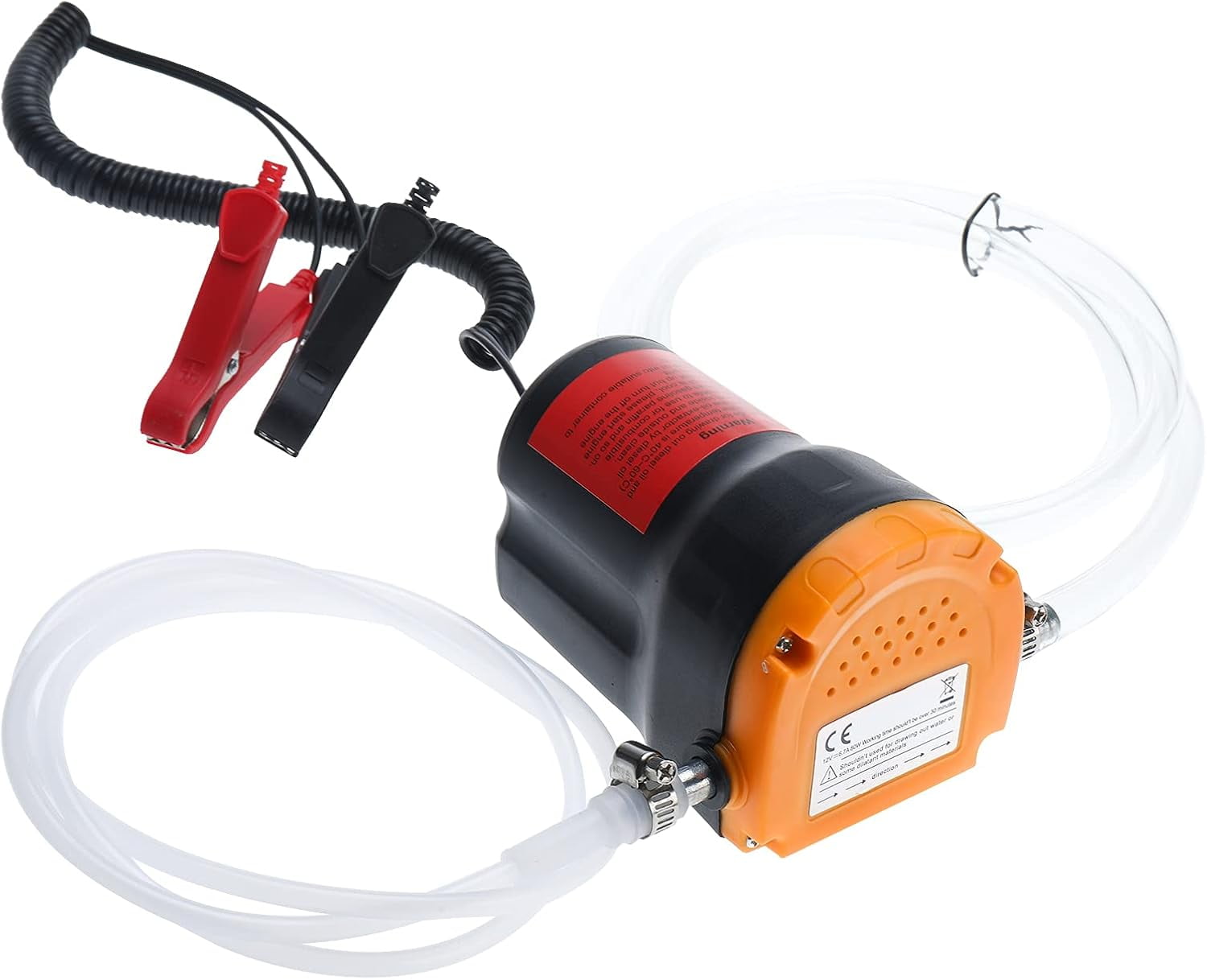 ZHAAGRJ 12V 80W Oil Change Pump Extractor, Oil/Diesel Fluid Pump ...