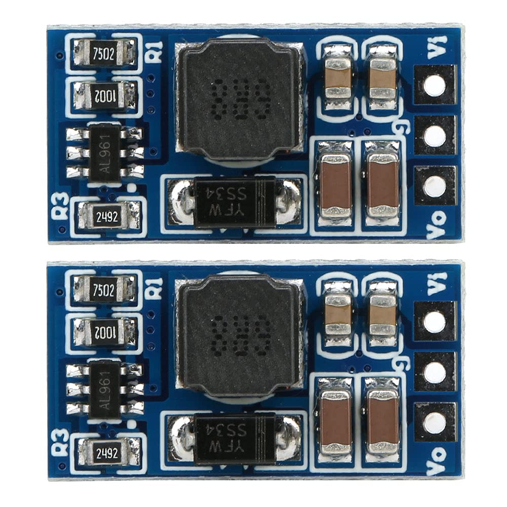 ZHAAGRJ 2Pcs DC DC Step Up Module Boost Converter for LED Motor 5v 6v ...
