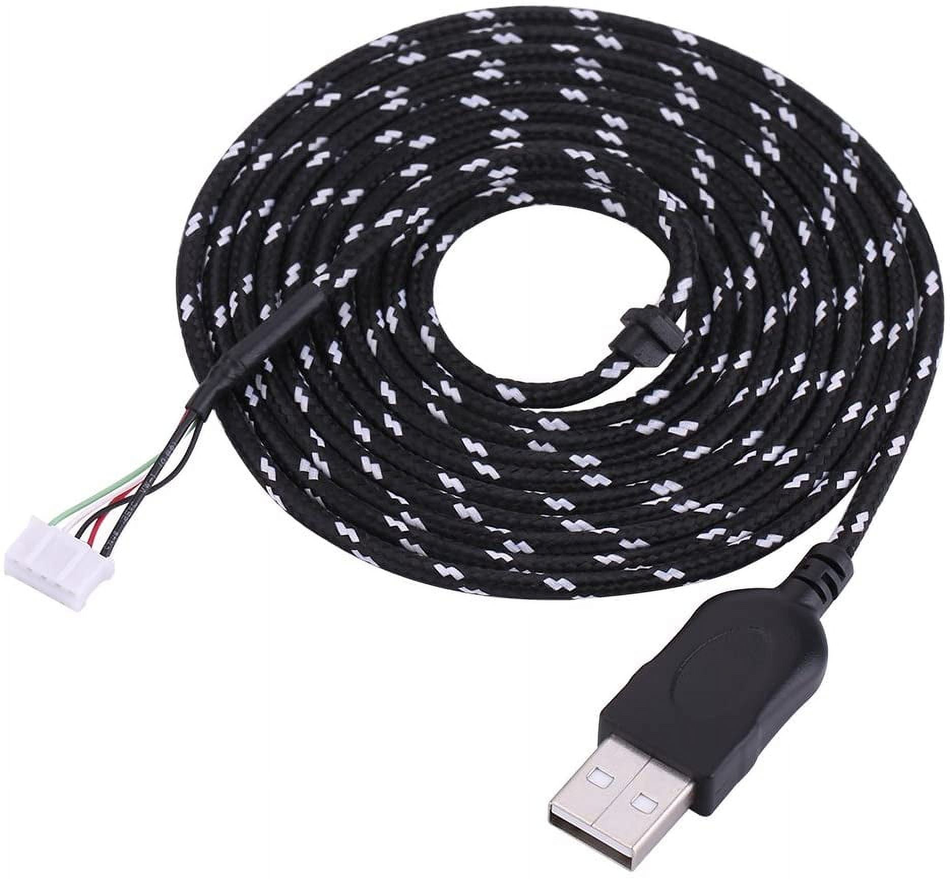 ZHAAGRJ 2m/6.56ft Mouse USB Cable,Mouse Extension Cord Line Replacement ...