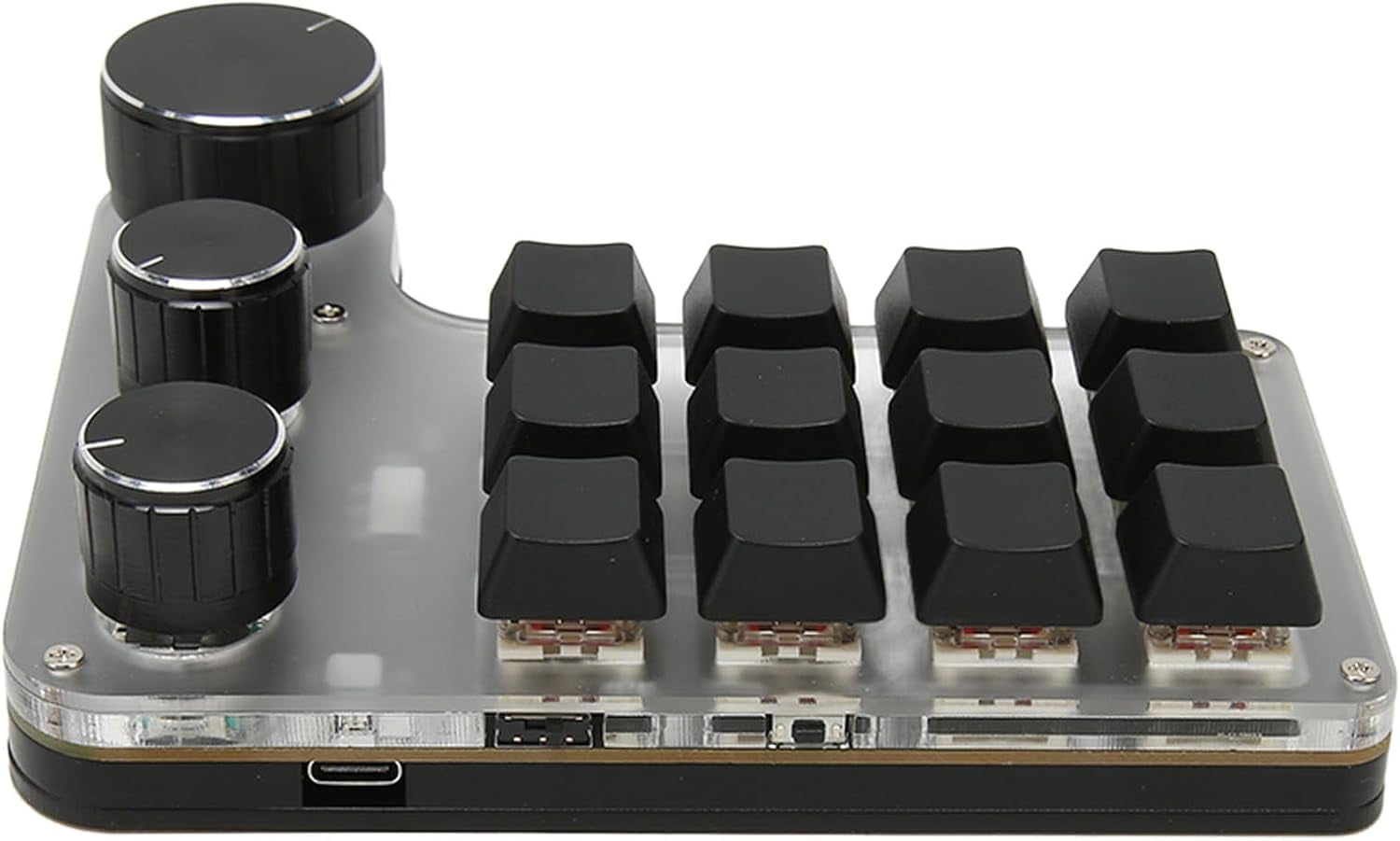 ZHAAGRJ 3 Knob Red Switch Mechanical Keyboard Volume Control for Game ...