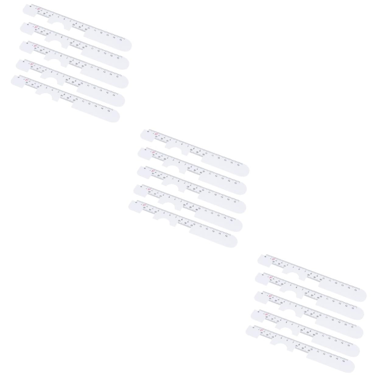 ZHAAGRJ 30 Pcs Ruller Measure Slide Ruler Pd Pupil Pd Ruler Millimeter ...