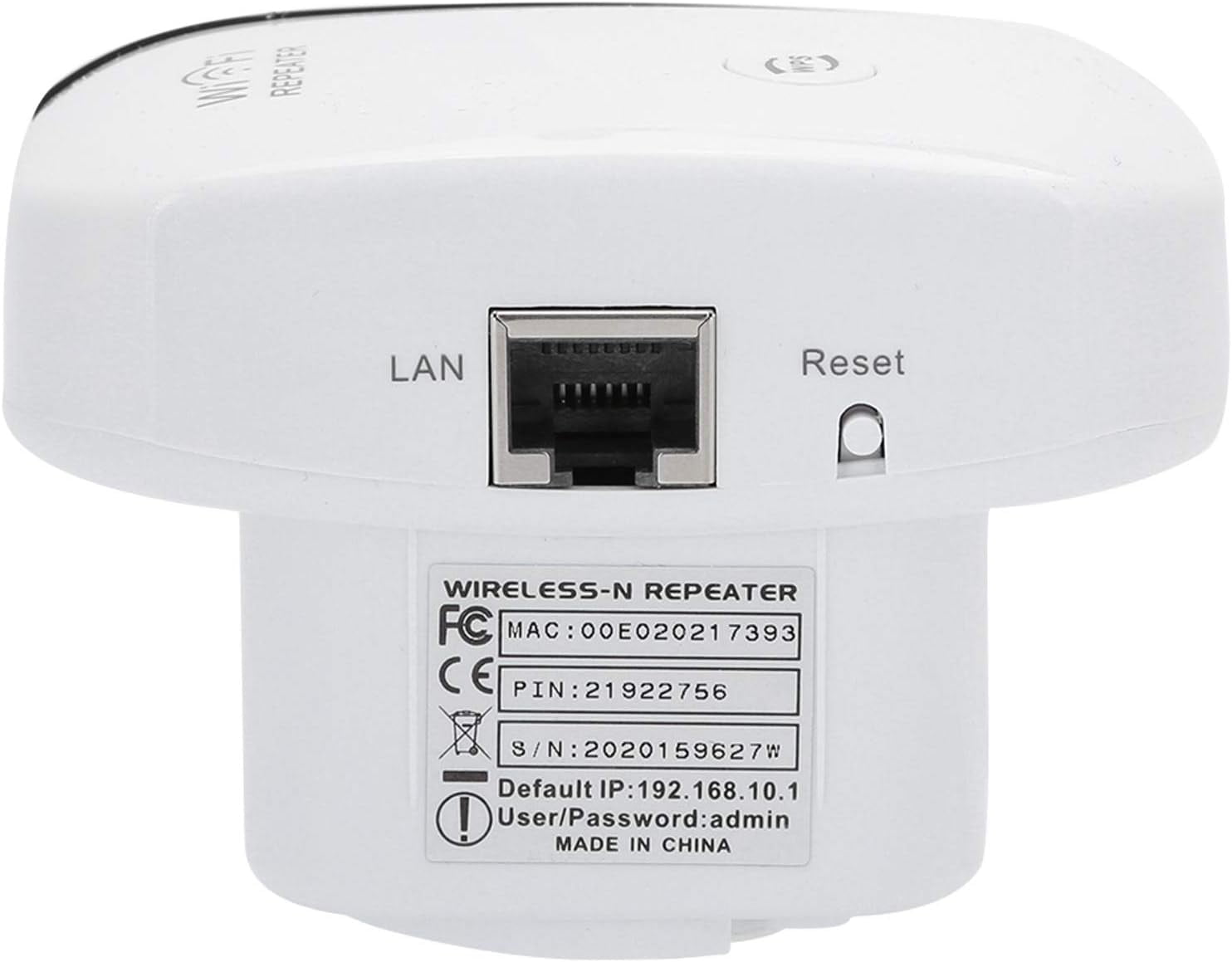ZHAAGRJ 300Mbps Booster Repeater WPS Wirely‑N Repeater Extender to ...