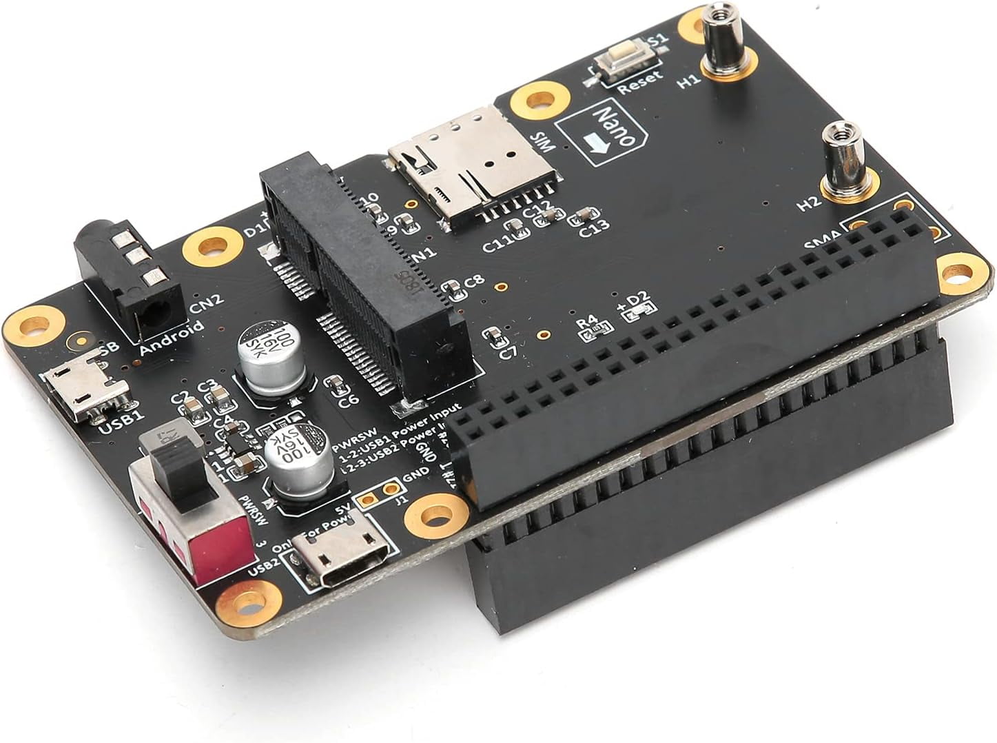 ZHAAGRJ 3G 4G LTE Base Hat Module, PC Computer Board to Micro USB with ...