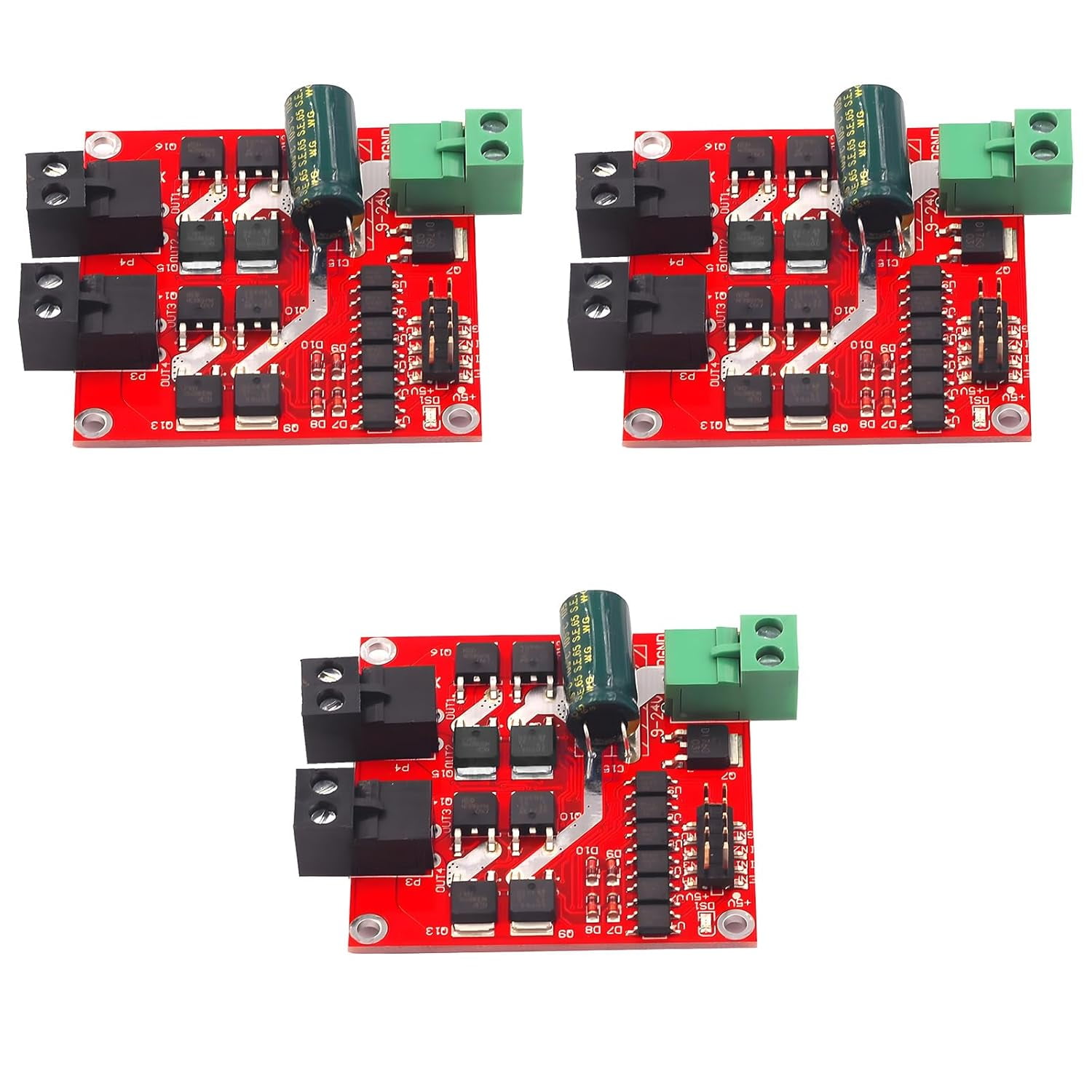 ZHAAGRJ 3Pcs L298 Dual H Bridge Motor Driver Controller Board Module ...
