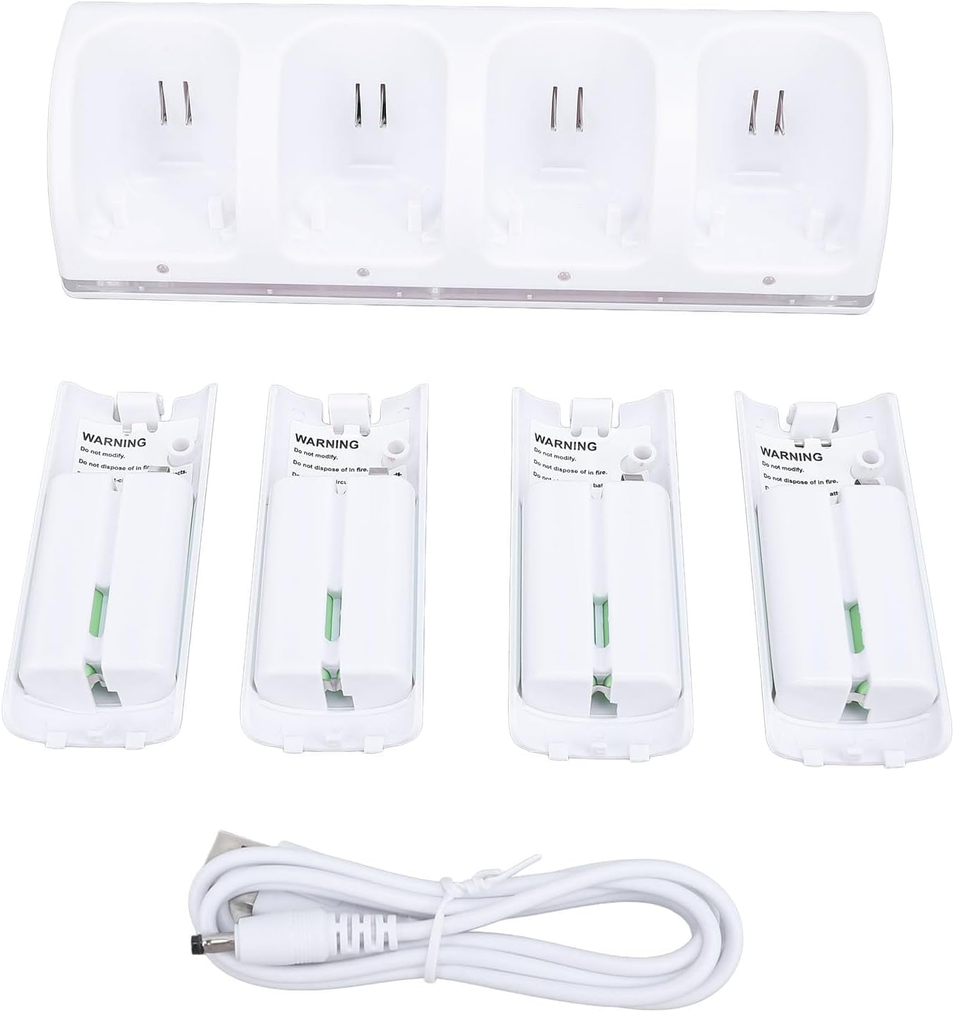 ZHAAGRJ 4 in 1 Charging Station for Remote Controller,Charger with 4 ...