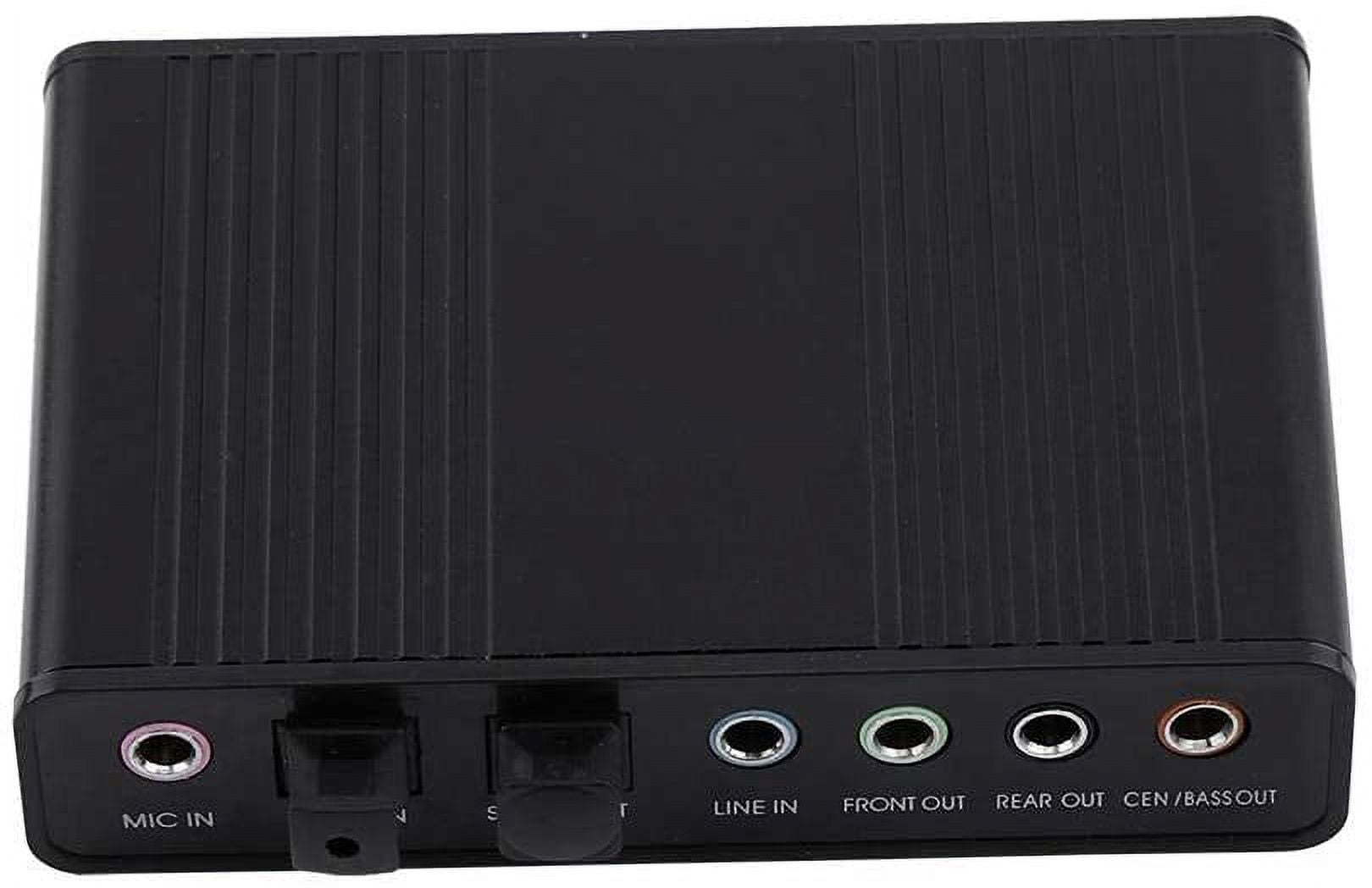 ZHAAGRJ 5.1 USB Audio Sound Card with SPDIF, External USB Sound Card ...