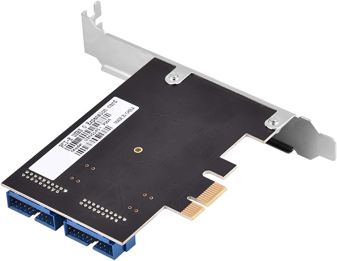 ZHAAGRJ 5Gbps PCI-E PCI-Express to Internal 2 Port 19Pin Header USB 3.0 ...