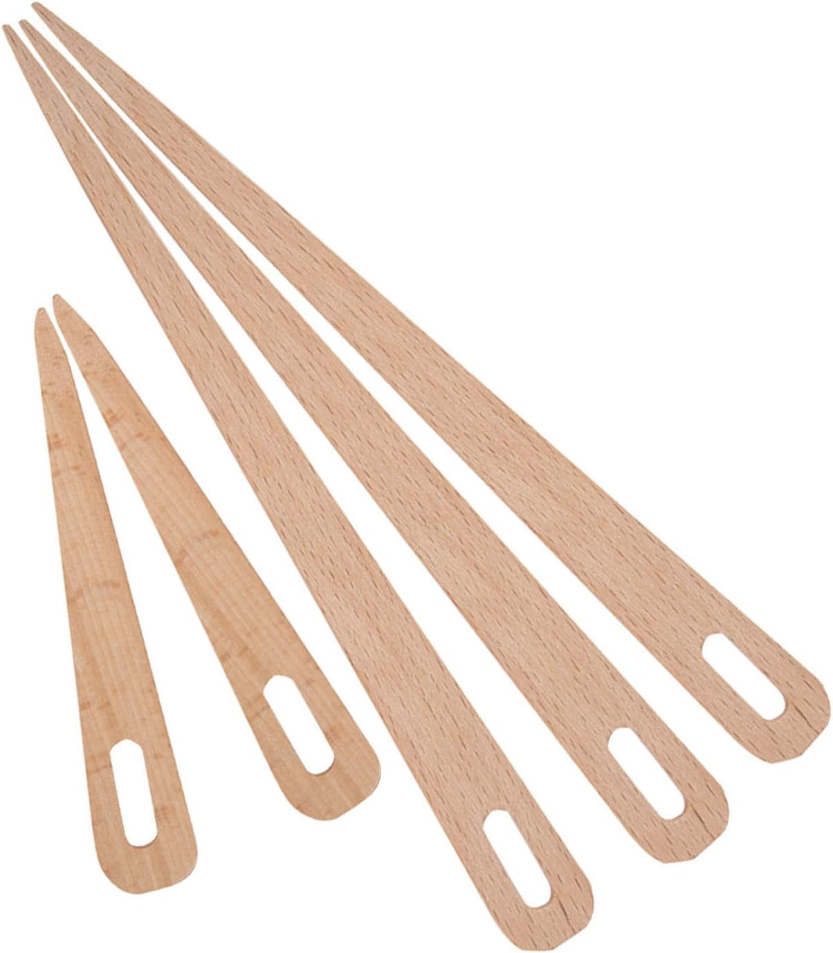 ZHAAGRJ 5PCS DIY Large Eye Wooden Tapestry Needles for Weaving Crafts ...