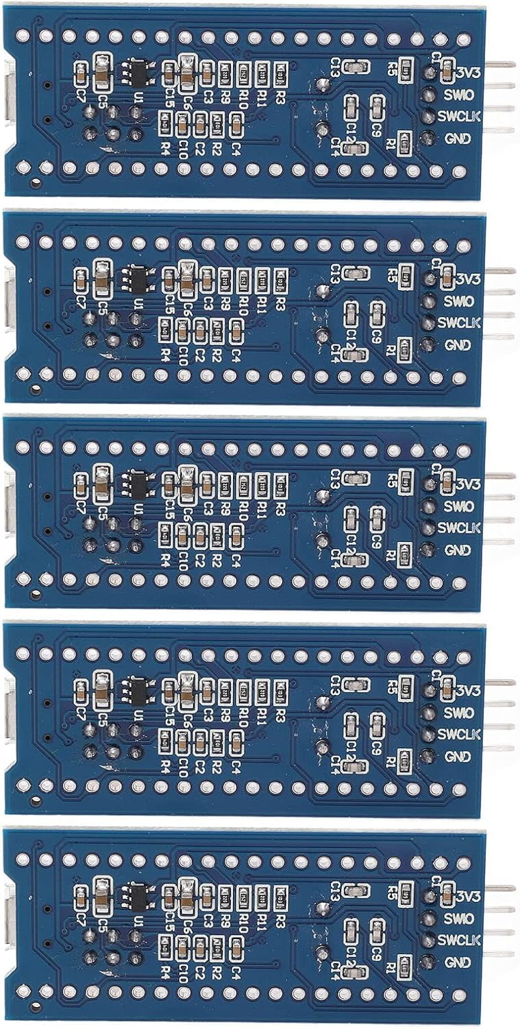 ZHAAGRJ 5PCS STM32F103C8T6 STM32 Minimum System Development Board Module 40 Pin Core Learning ...