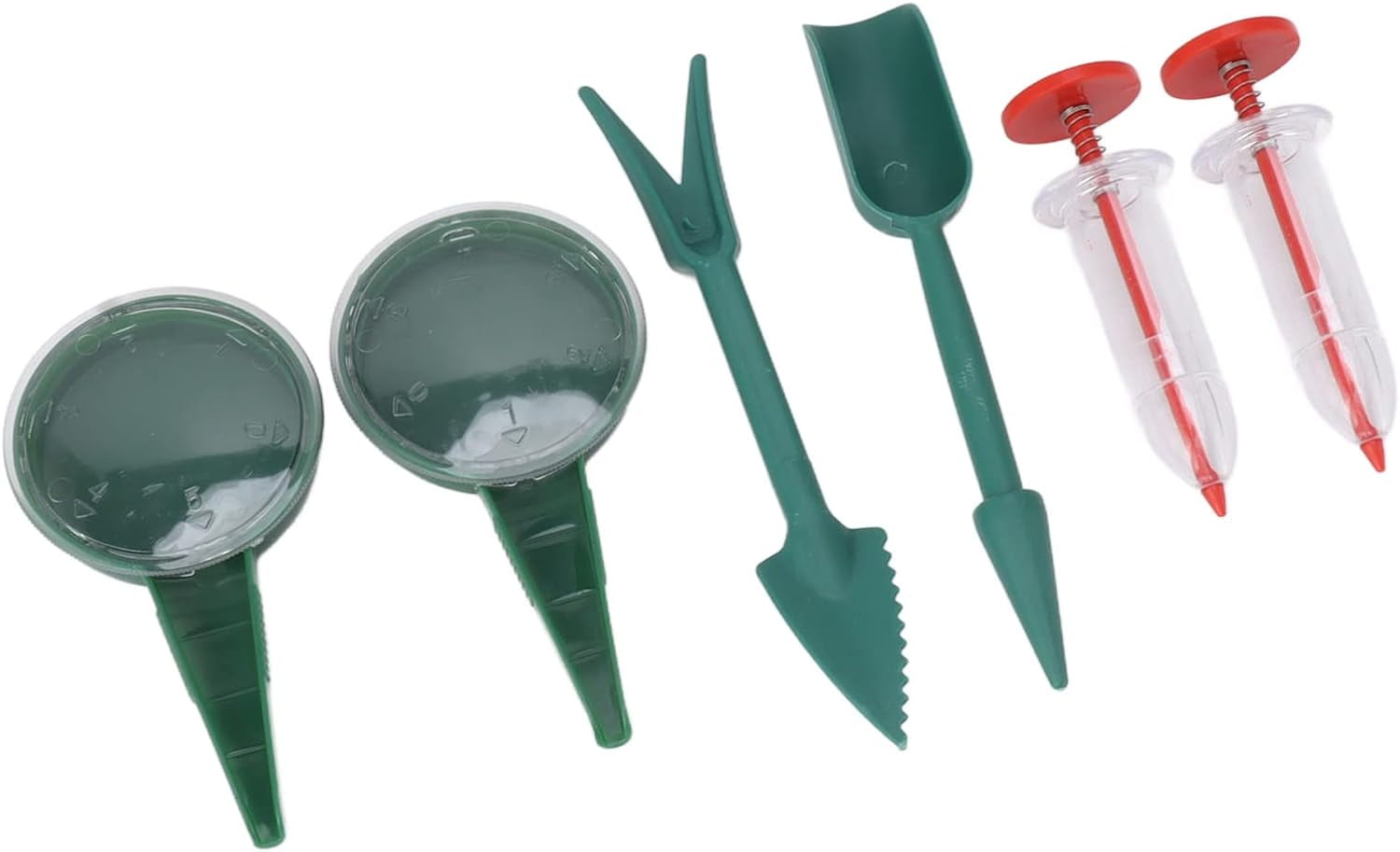 ZHAAGRJ 6PCS Mini Sowing Seed Dispenser Sower Set, Handheld Adjustable ...