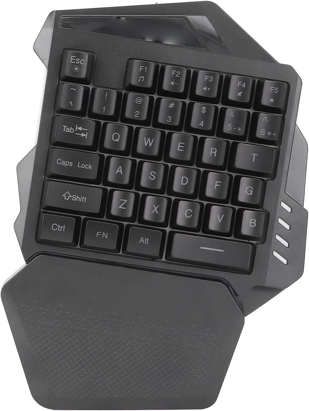 ZHAAGRJ ABS Material 35 Keys Gaming Keyboard, 2.4G Single Hand Keyboard ...