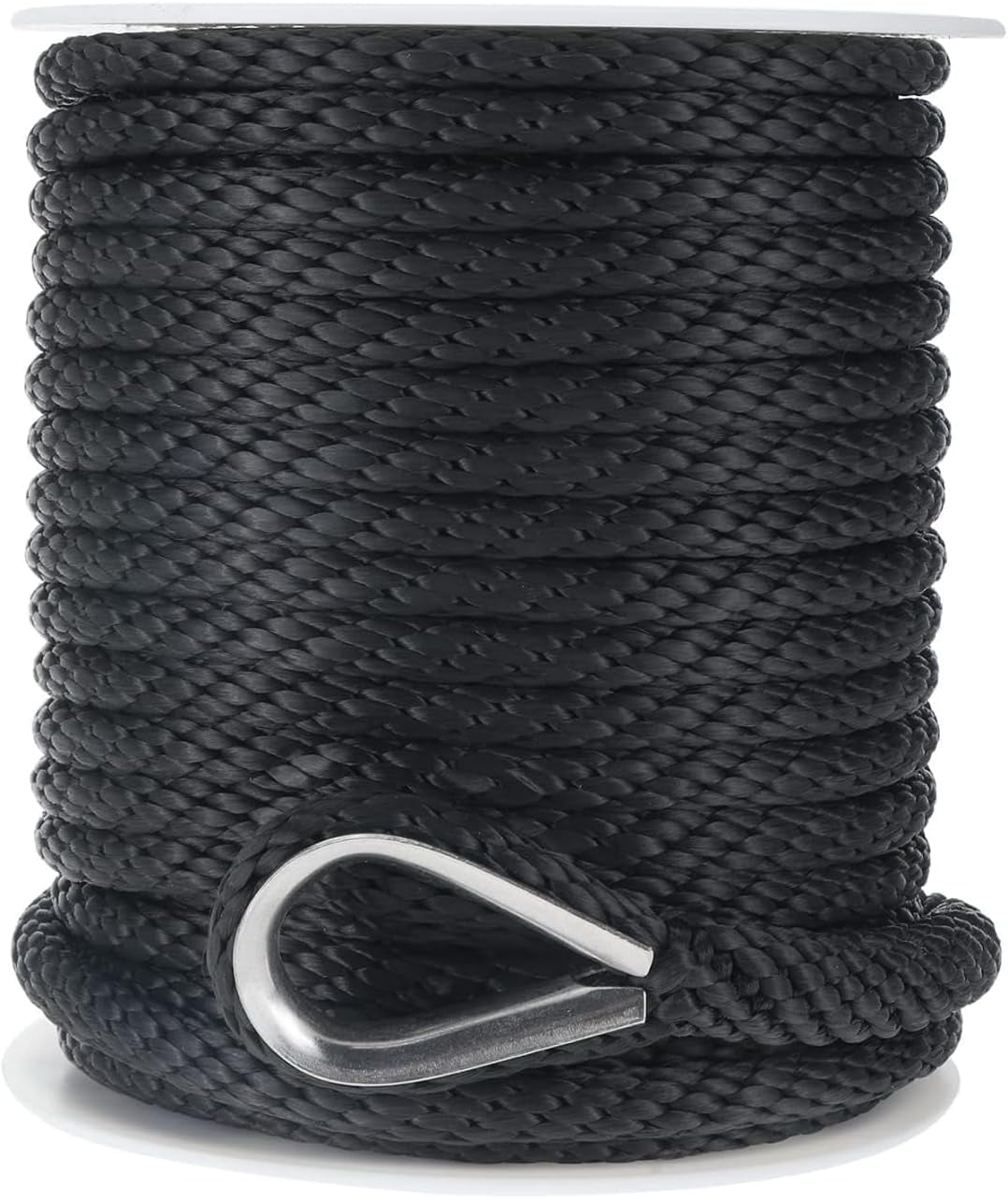 ZHAAGRJ Anchor Rope, 1/2” X 100’ Braided Anchor Rope/Line, Solid Braid ...