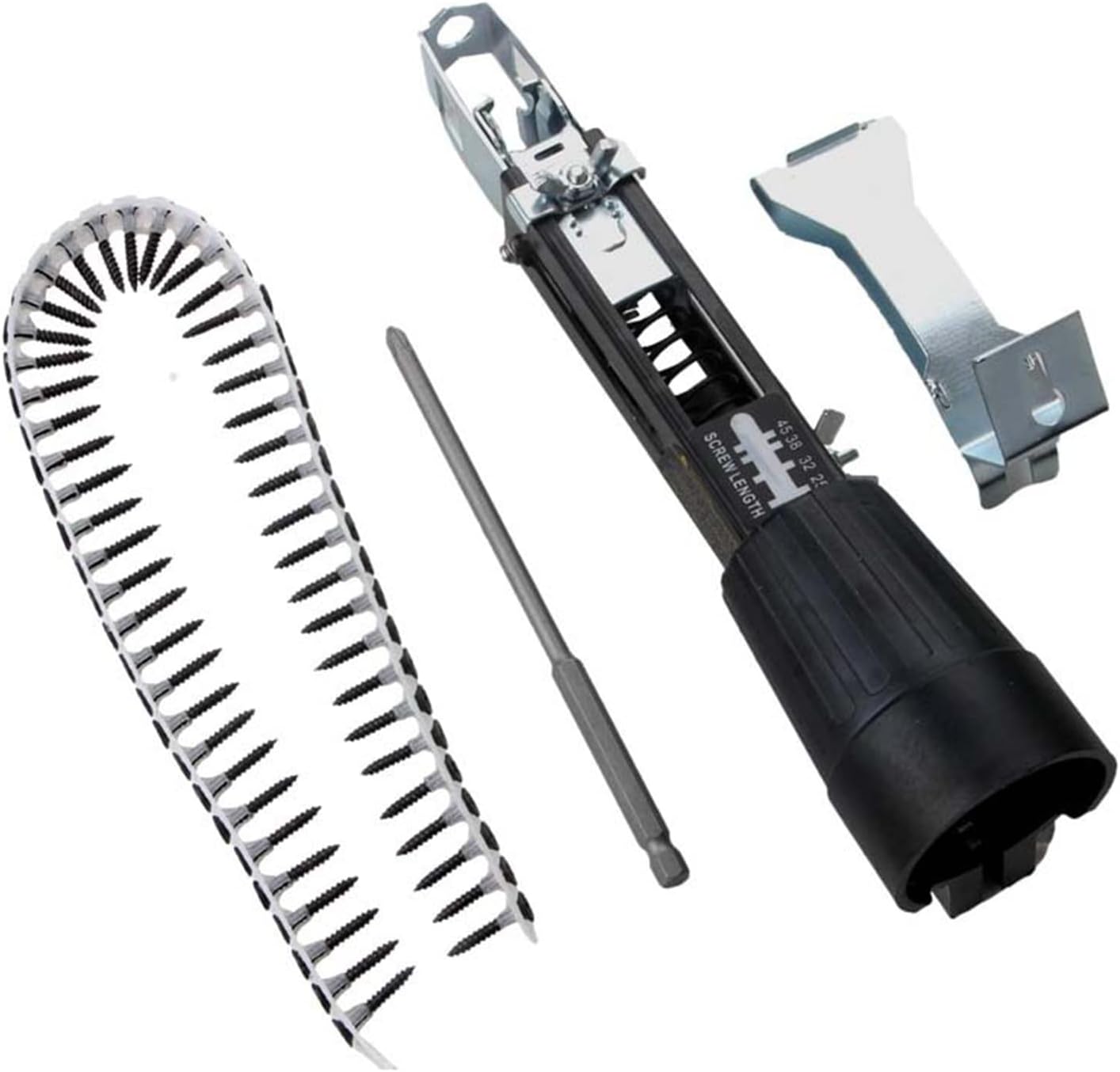 ZHAAGRJ Automatic Chain Screw Gun, 50Pcs Drywall Nail Gun Adapter ...