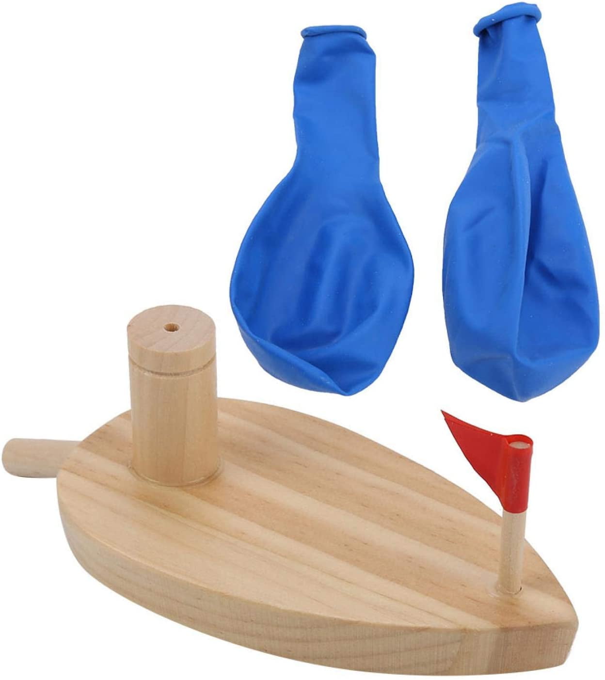 ZHAAGRJ Balloon Powered Toys,Inertial Power Balloon Boat,Balloon Zoom ...