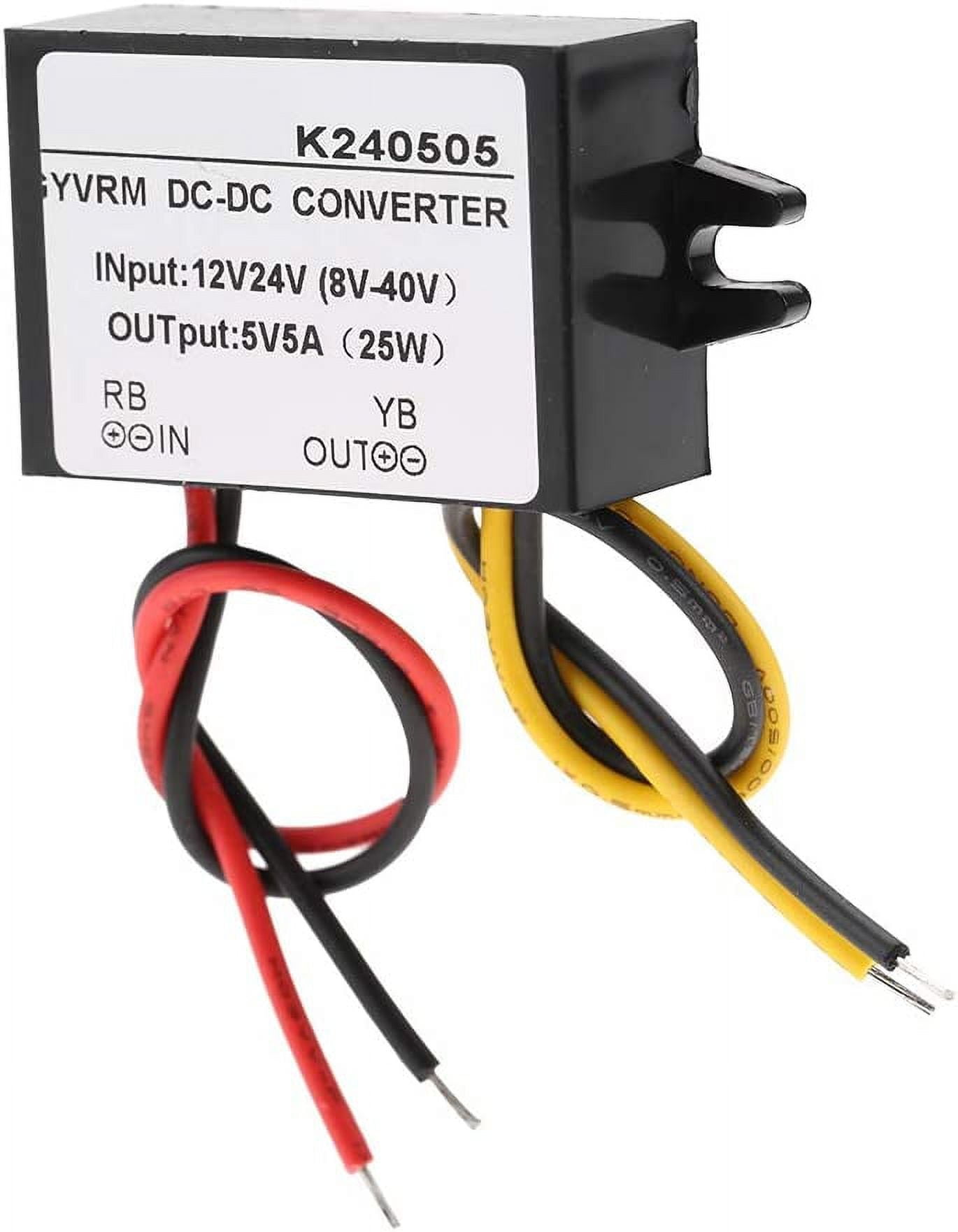 ZHAAGRJ Buck Converter 12V/24V to 5V 5A DC to DC Buck Converter Step ...