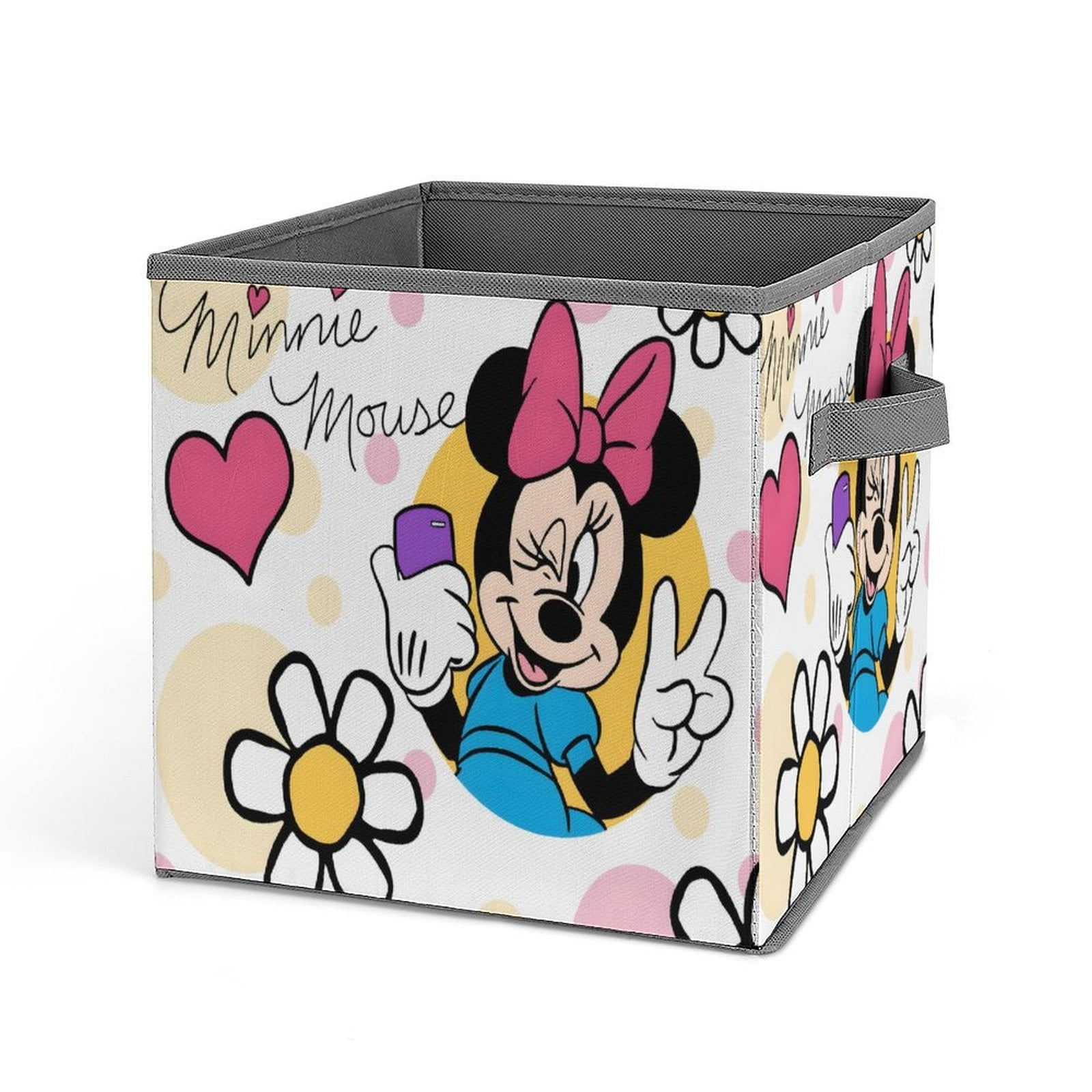 ZHAAGRJ Cartoon Mickey Mouse Foldable Cube Storage Bin, Foldable Fabric ...