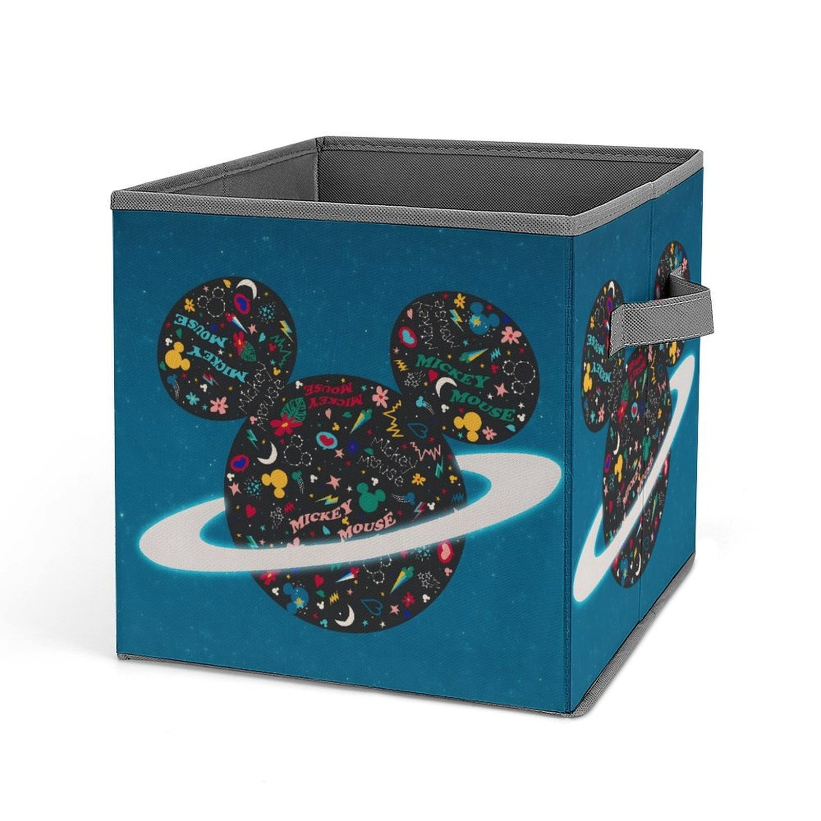 ZHAAGRJ Cartoon Mickey Mouse Foldable Cube Storage Bin, Foldable Fabric ...
