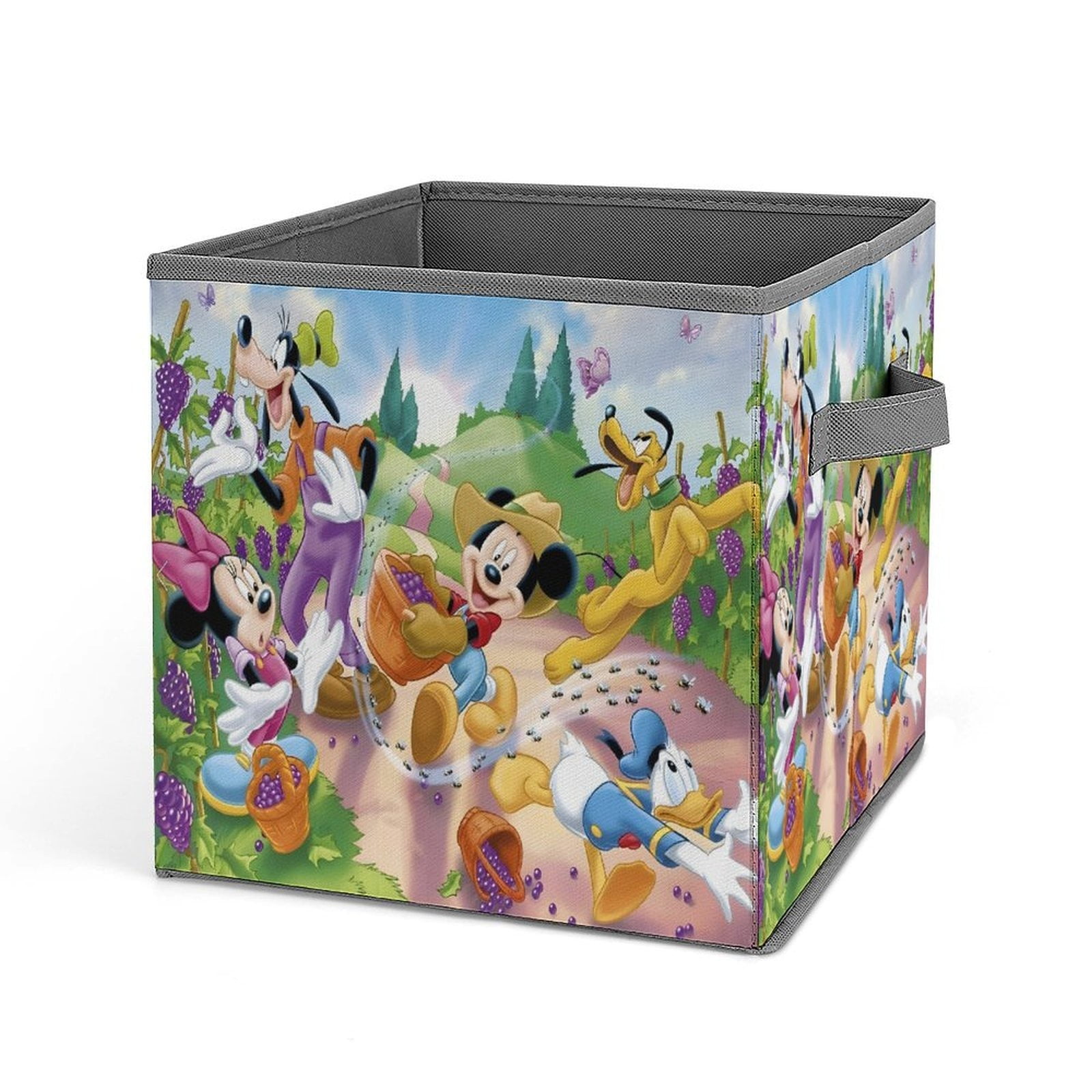 ZHAAGRJ Cartoon Mickey Mouse Foldable Cube Storage Bin, Foldable Fabric ...