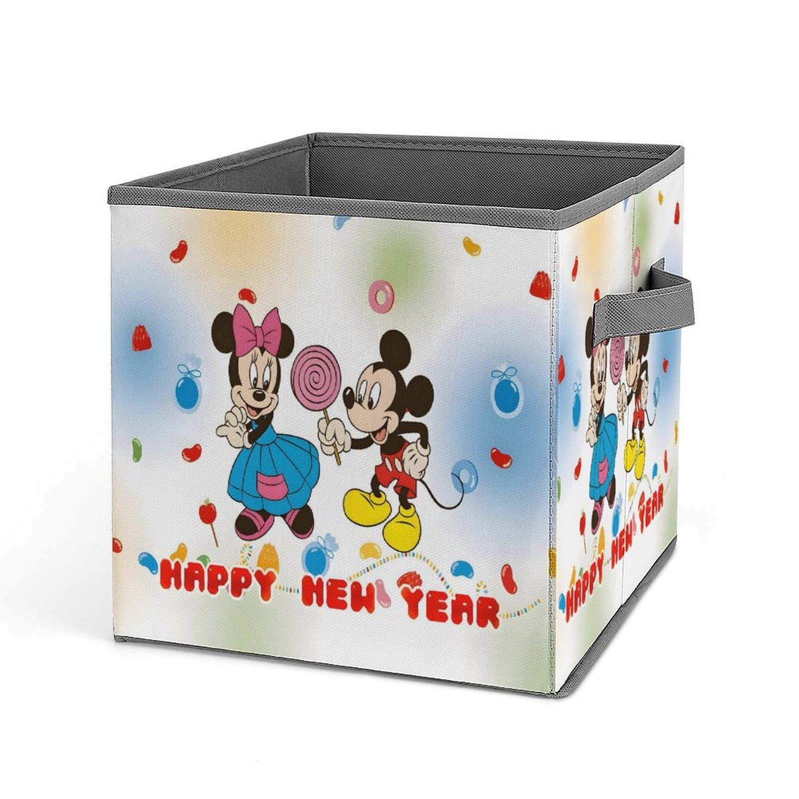 ZHAAGRJ Cartoon Mickey Mouse Foldable Cube Storage Bin, Foldable Fabric ...