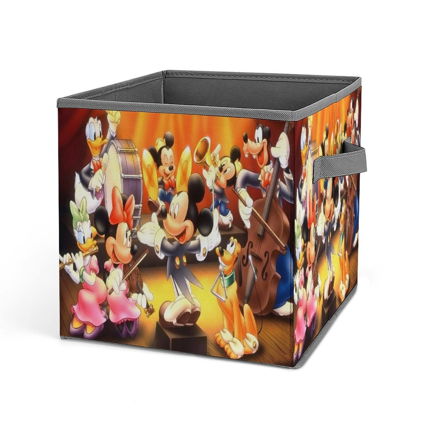 ZHAAGRJ Cartoon Mickey Mouse Foldable Cube Storage Bin, Foldable Fabric ...