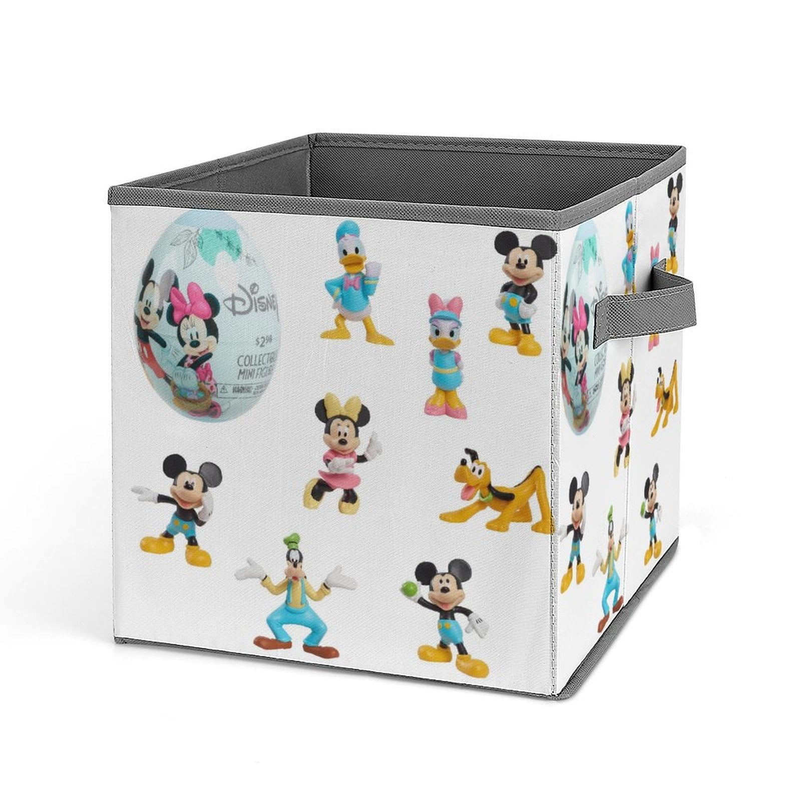 ZHAAGRJ Cartoon Mickey Mouse Foldable Cube Storage Bin, Foldable Fabric ...