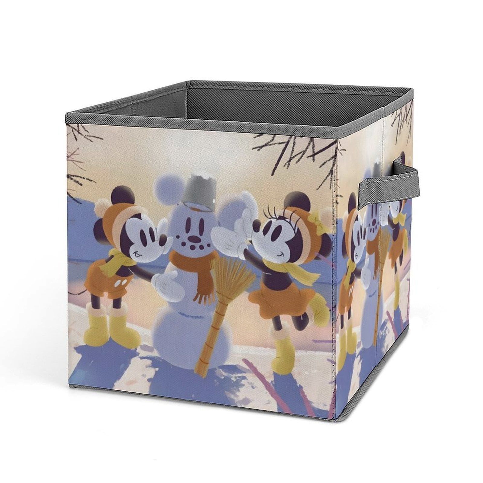 ZHAAGRJ Cartoon Mickey Mouse Foldable Cube Storage Bin, Foldable Fabric ...