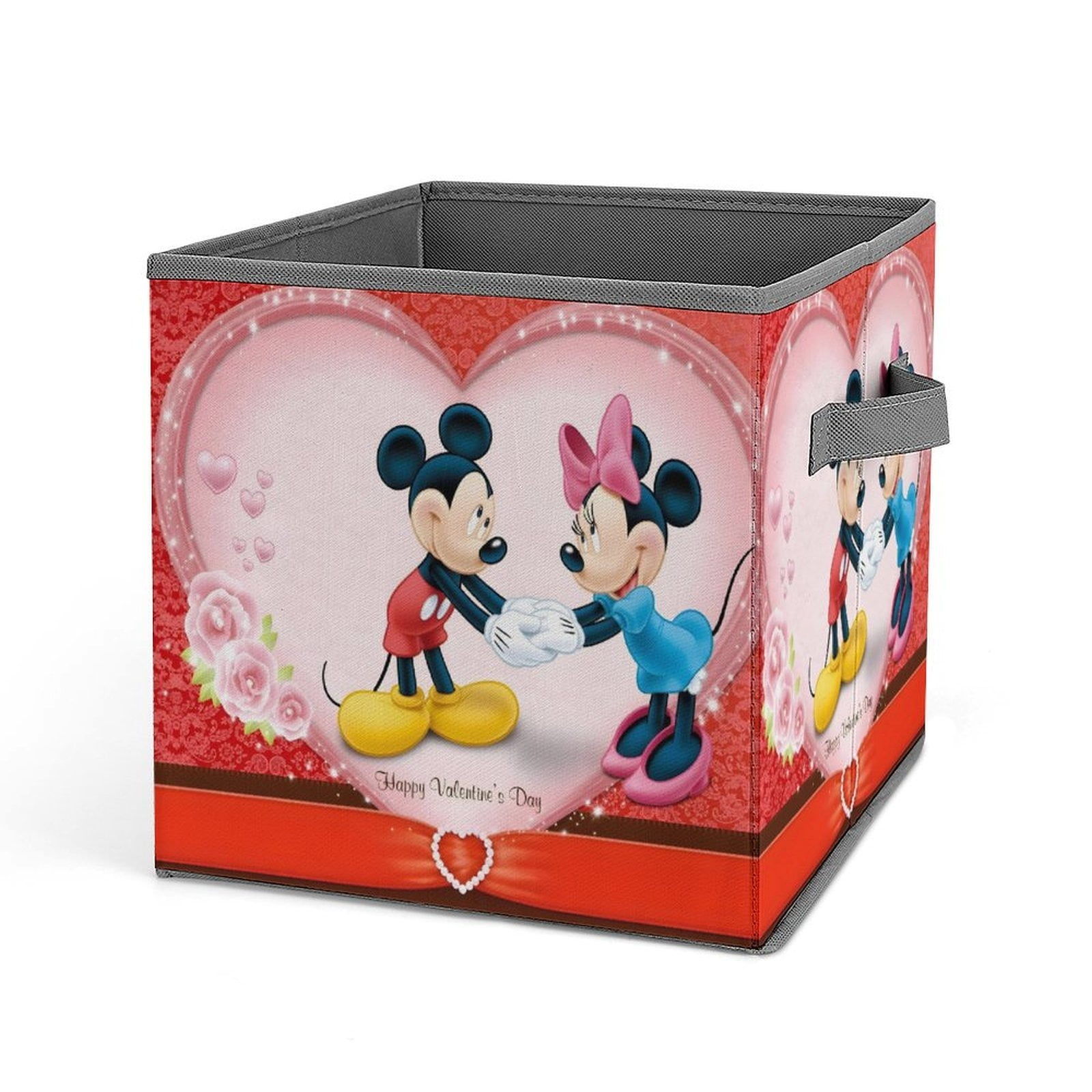 ZHAAGRJ Cartoon Mickey Mouse Foldable Cube Storage Bin, Foldable Fabric ...