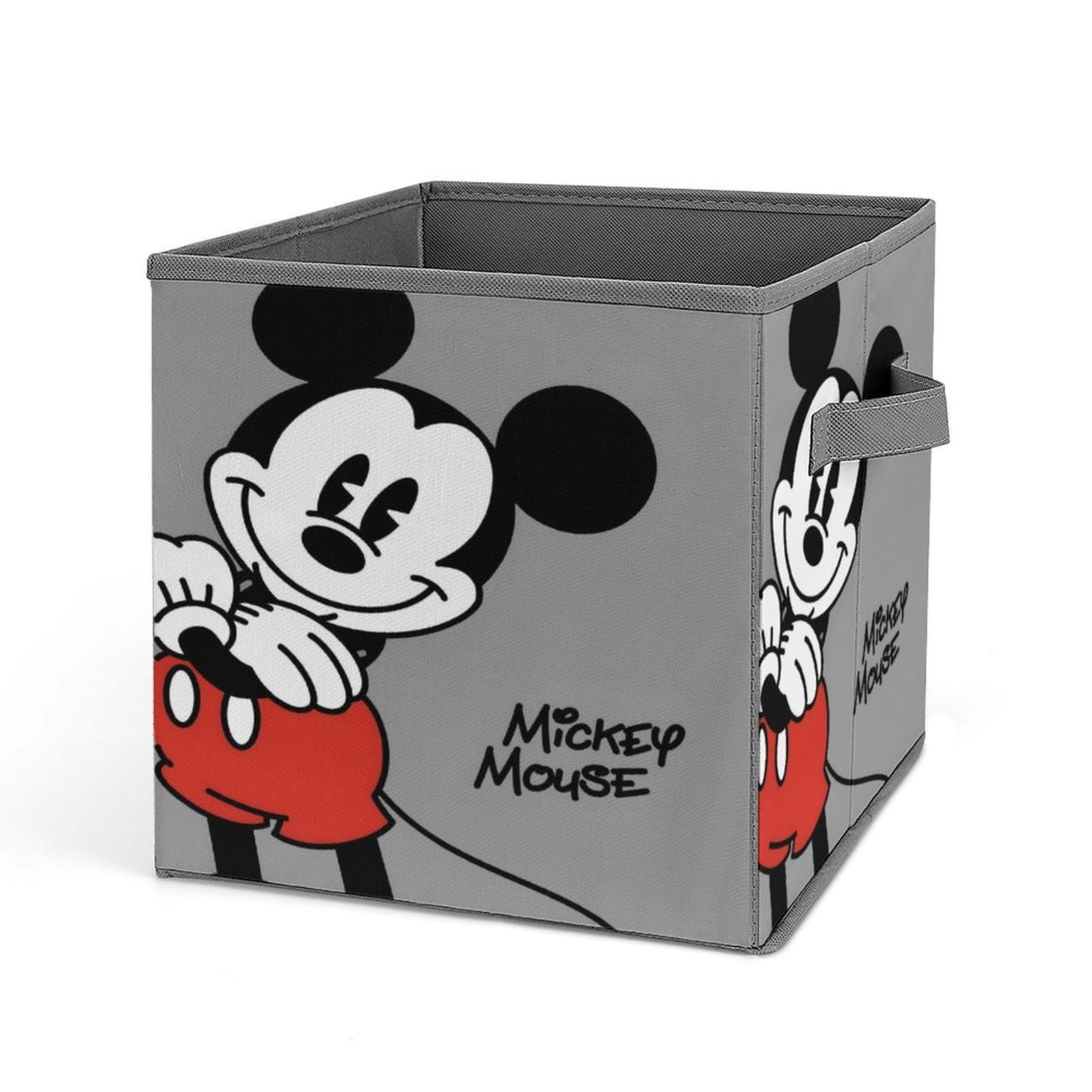 ZHAAGRJ Cartoon Mickey Mouse Foldable Cube Storage Bin, Foldable Fabric ...