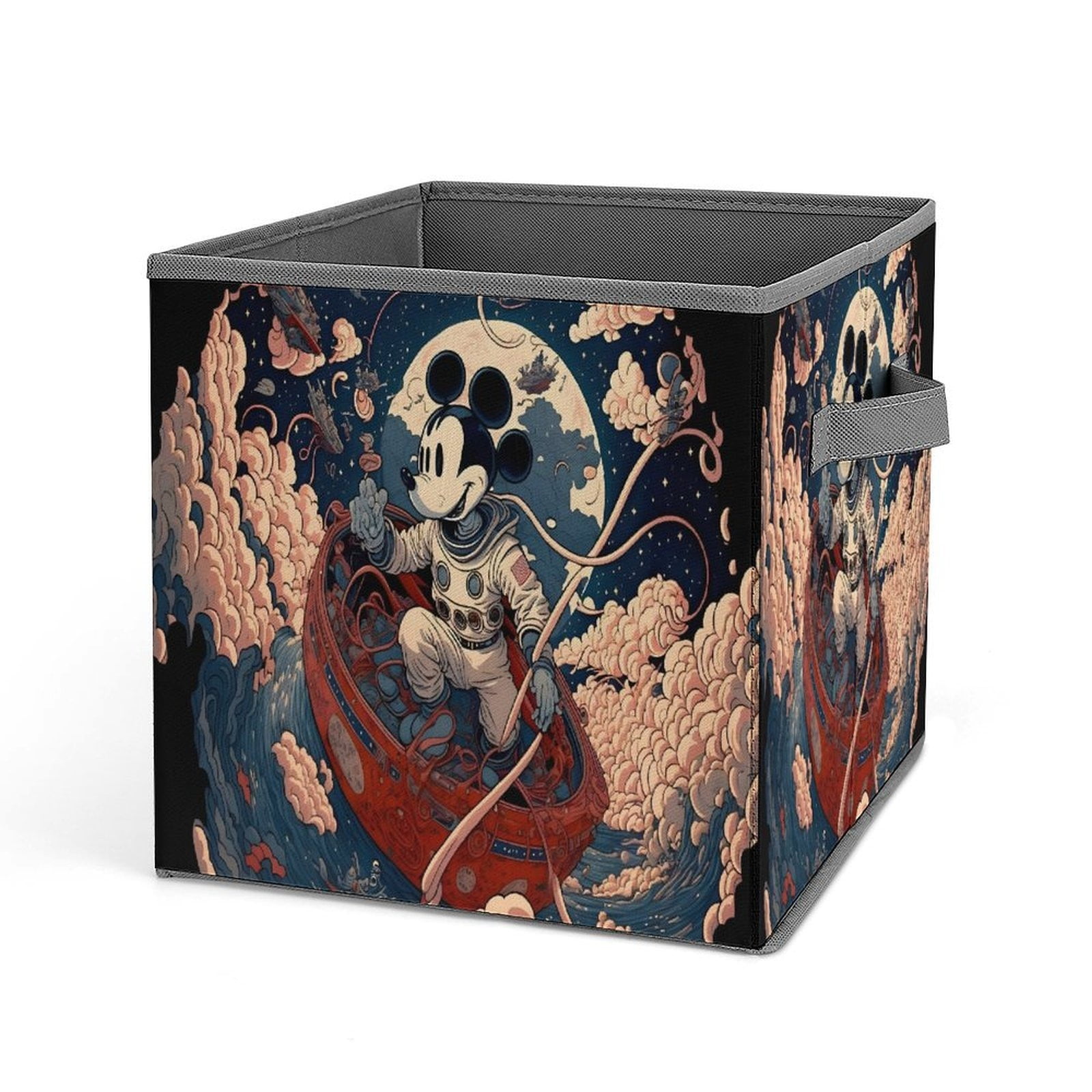 ZHAAGRJ Cartoon Mickey Mouse Foldable Cube Storage Bin, Foldable Fabric ...