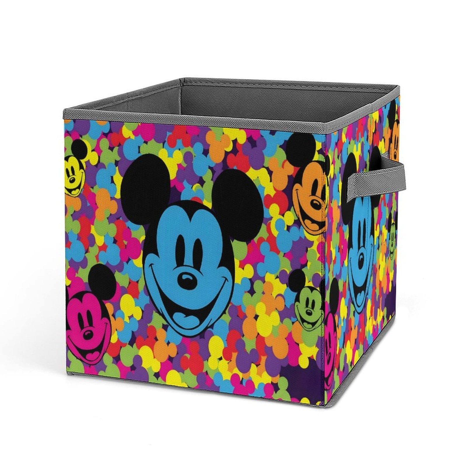 ZHAAGRJ Cartoon Mickey Mouse Foldable Cube Storage Bin, Foldable Fabric ...